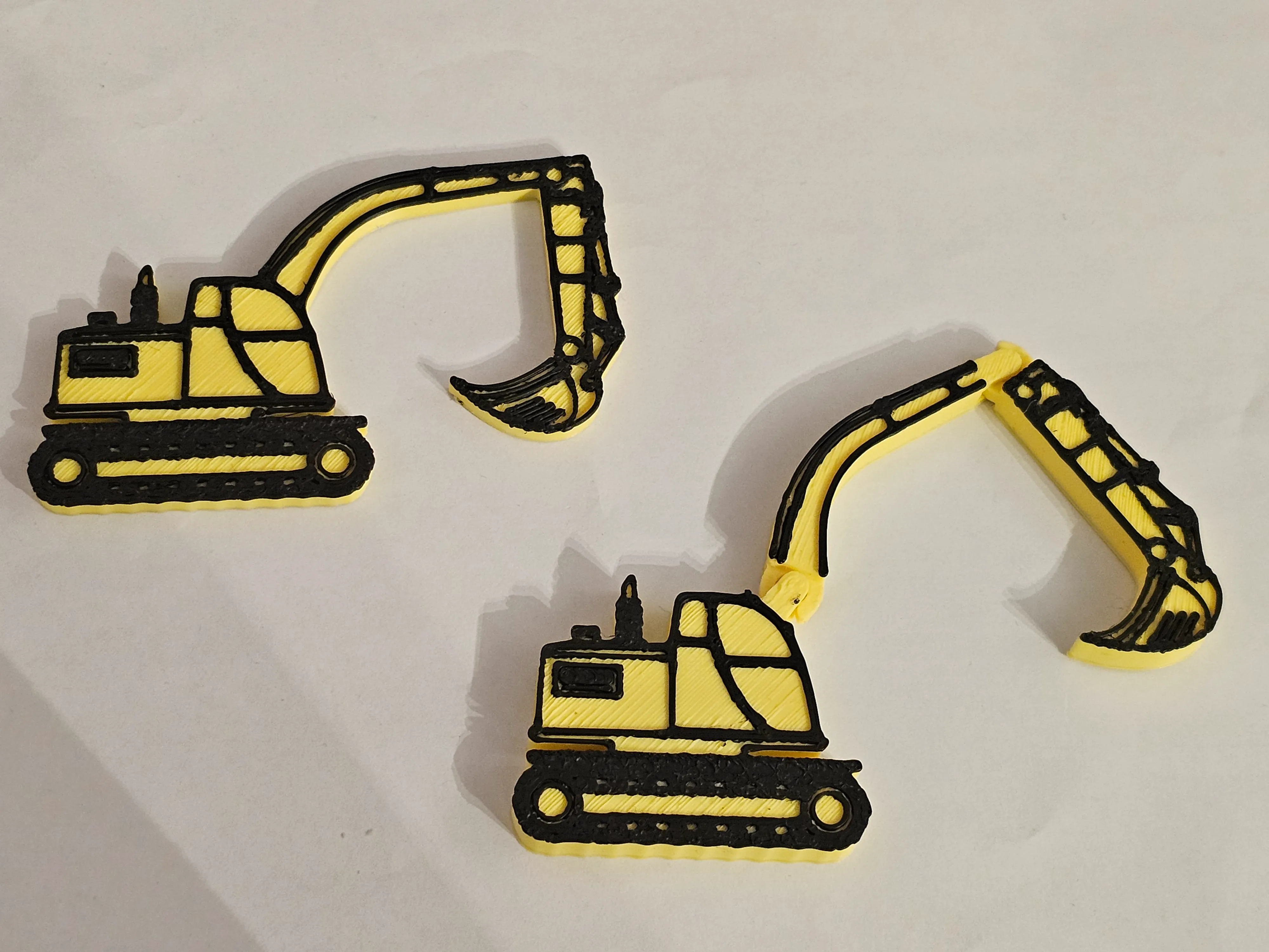 3D Printer Files | 3MF File | Play Shapes: Crawler Digger (Excavator ...