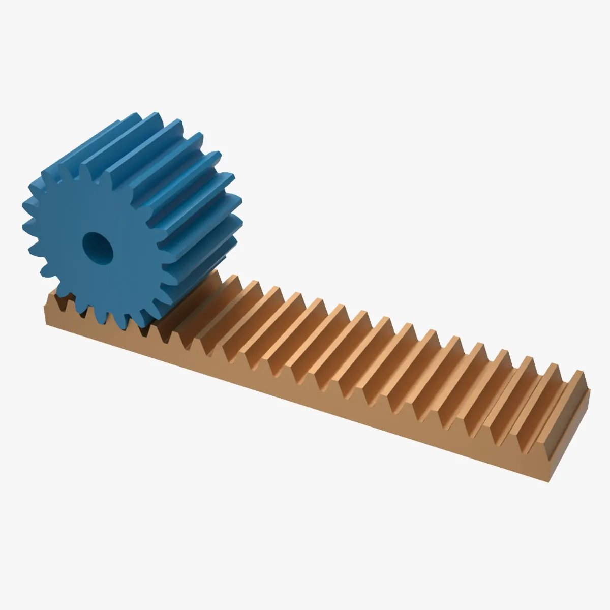 Rack and Pinion Gears | 3D models download | Creality Cloud