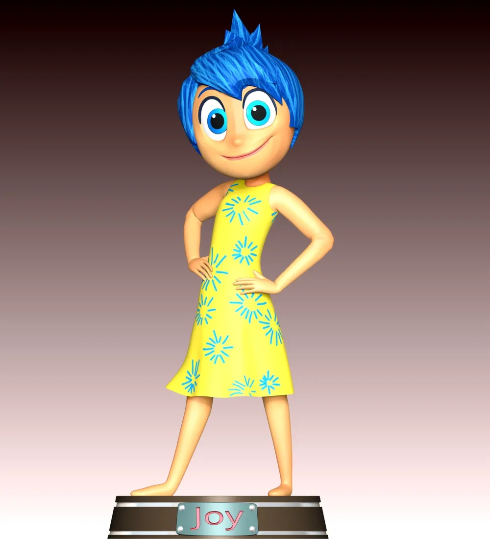 Characters & Creatures STL Download - Joy - Inside Outby LoveModels