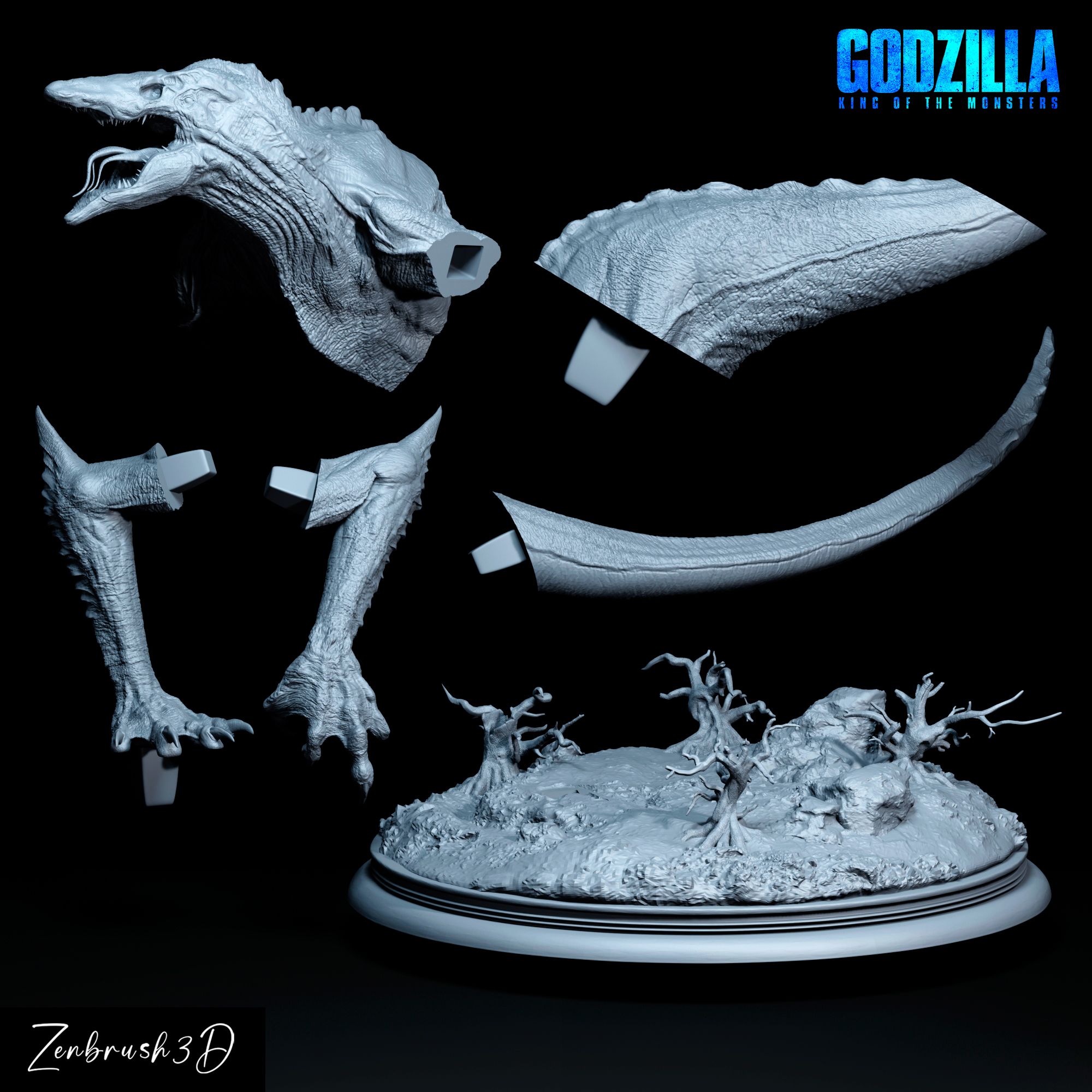 SKULLCRAWLER - KONG SKULL ISLAND - GODZILLA 3D PRINTING | 3D models ...