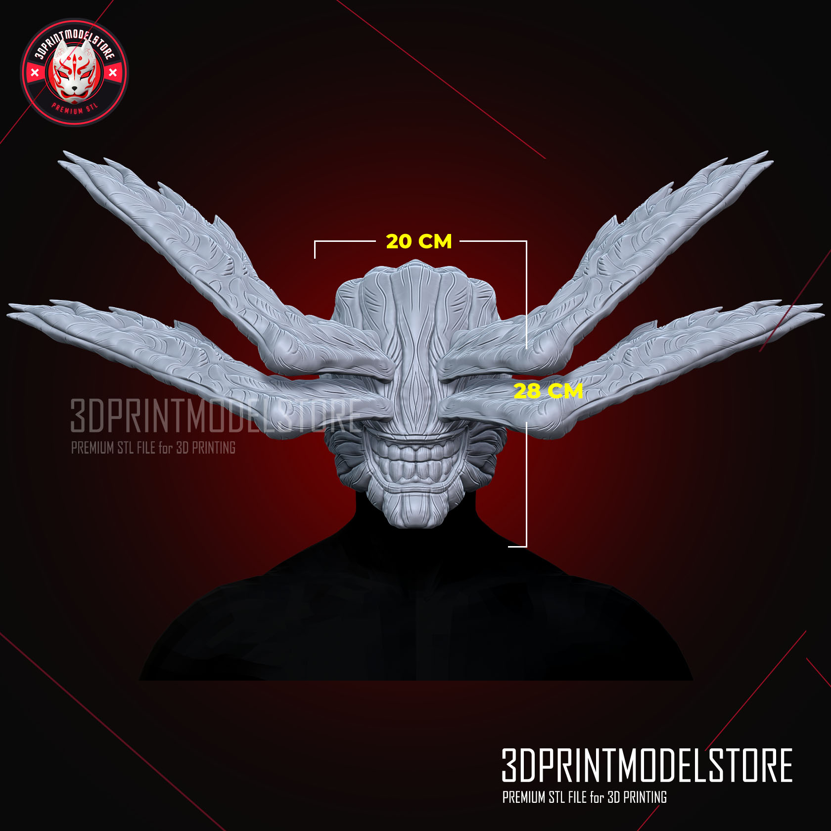 Mahoraga Mask - Jujutsu Kaisen Cosplay Helmet - Halloween | 3D models ...