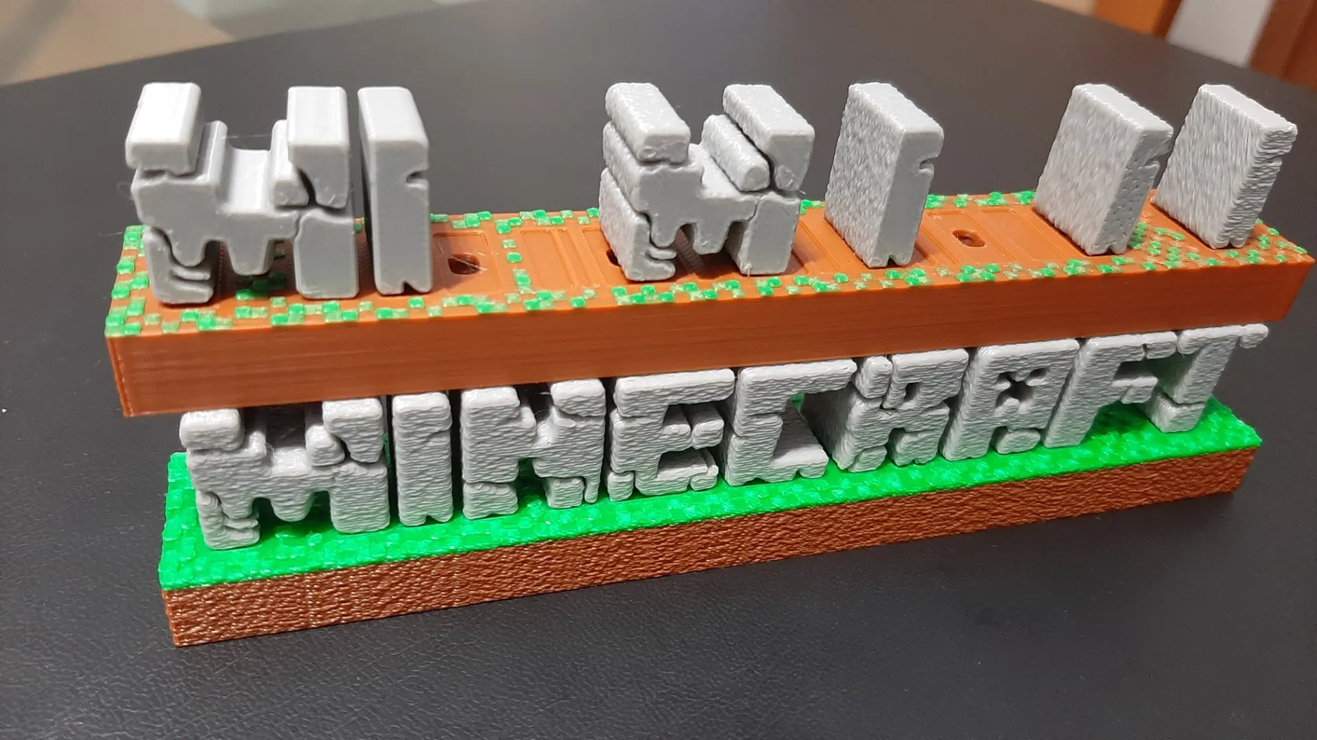 Printed in a Creality K1C with PLA Elegoo. Fuzzy skin on all walls was ...