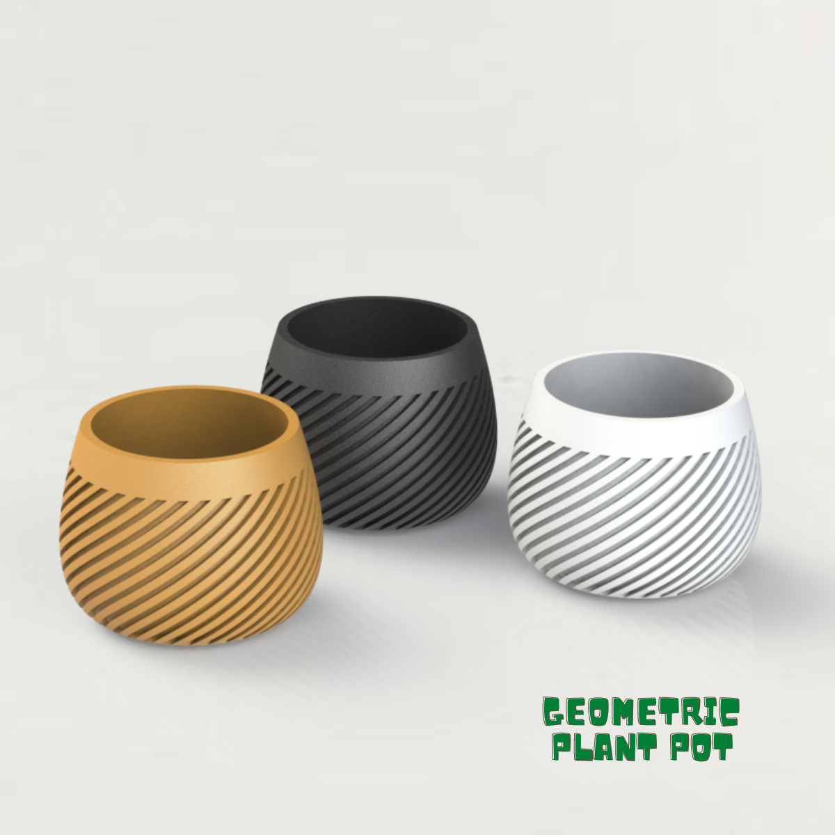 GEOMETRIC PLANT POT | 3D models download | Creality Cloud