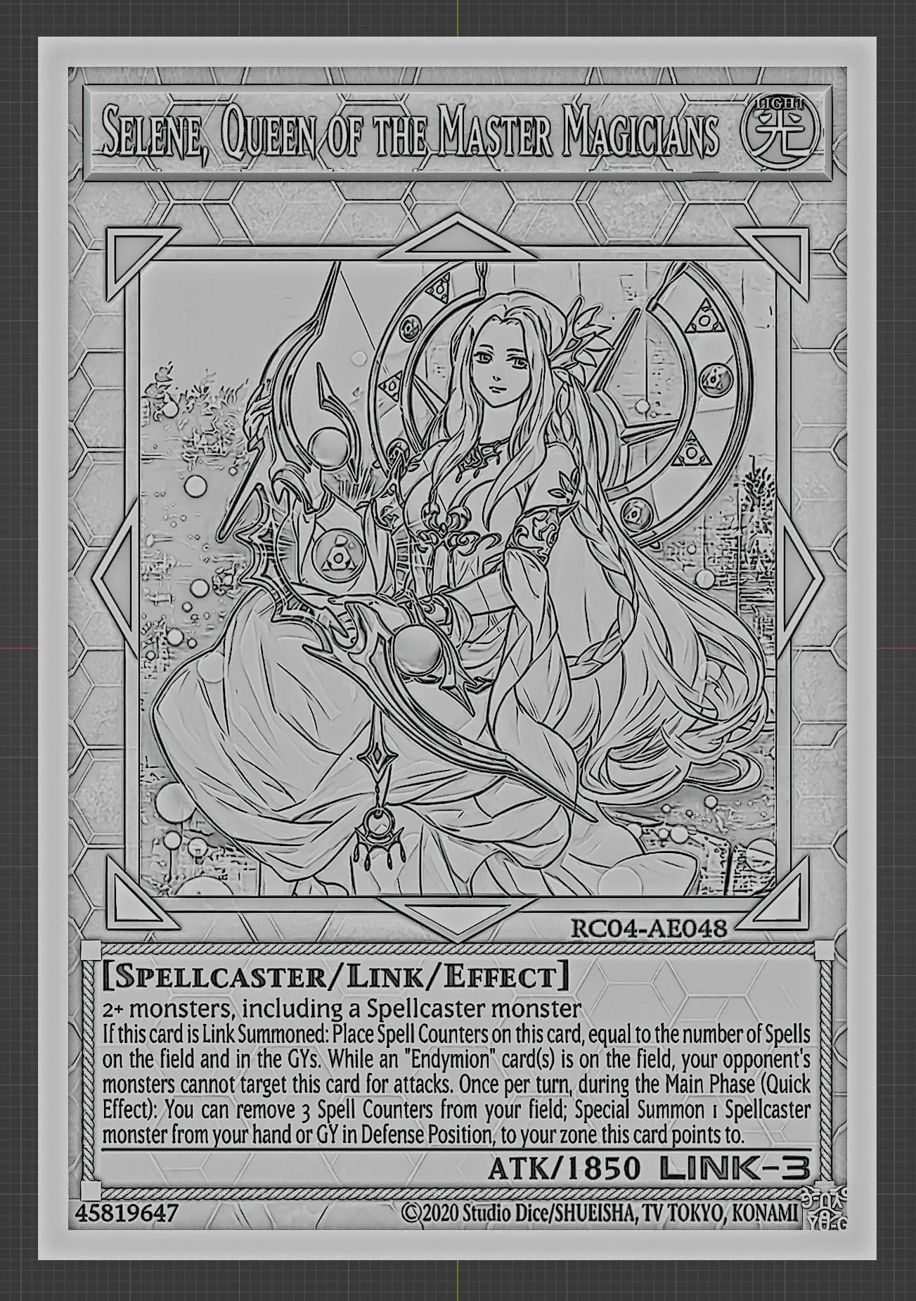 Other STL Download - Selene, Queen of the Master Magicians - yu-gi-oh ...