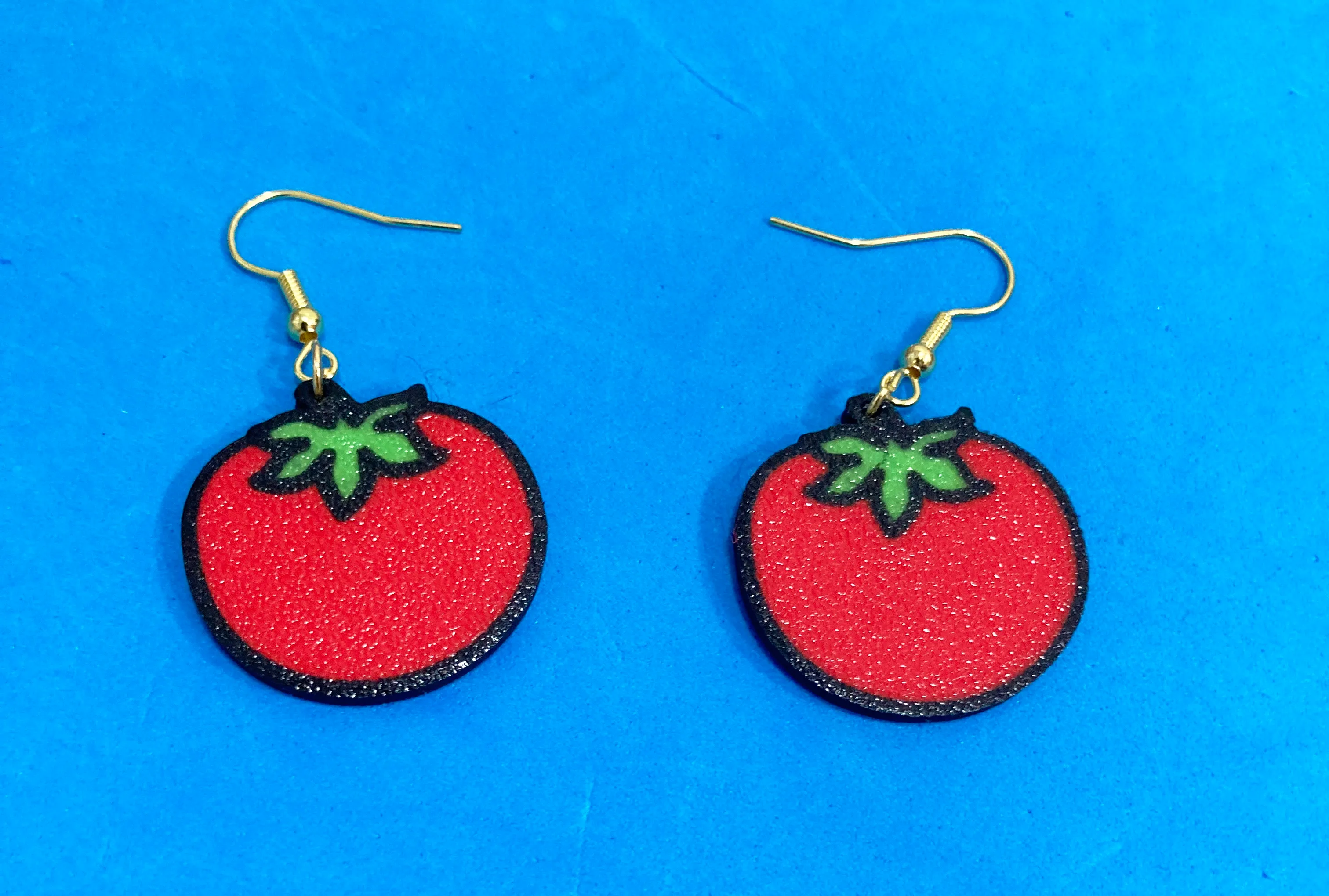 Jewelry & Accessories STL Download - TOMATO EARRINGS / PENDIENTES ...