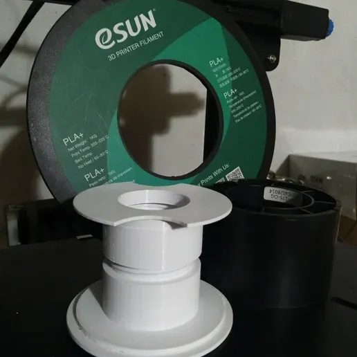مجاني 3D Printer Parts STL تنزيل - ESUN Refill Spool Adapter for ...