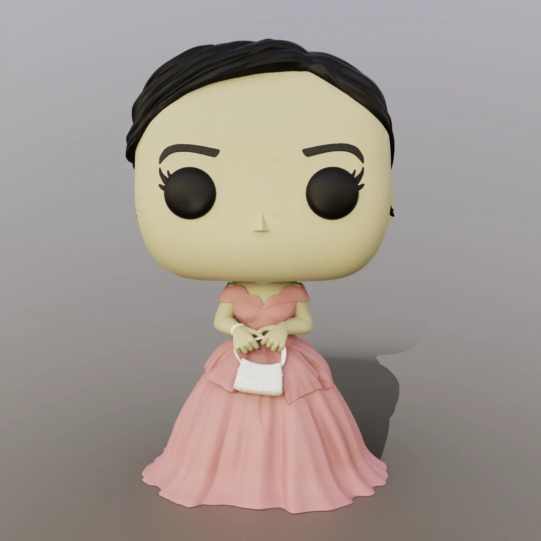 Other STL Download - Funko Mujer con vestido de fiestaby Axos3D