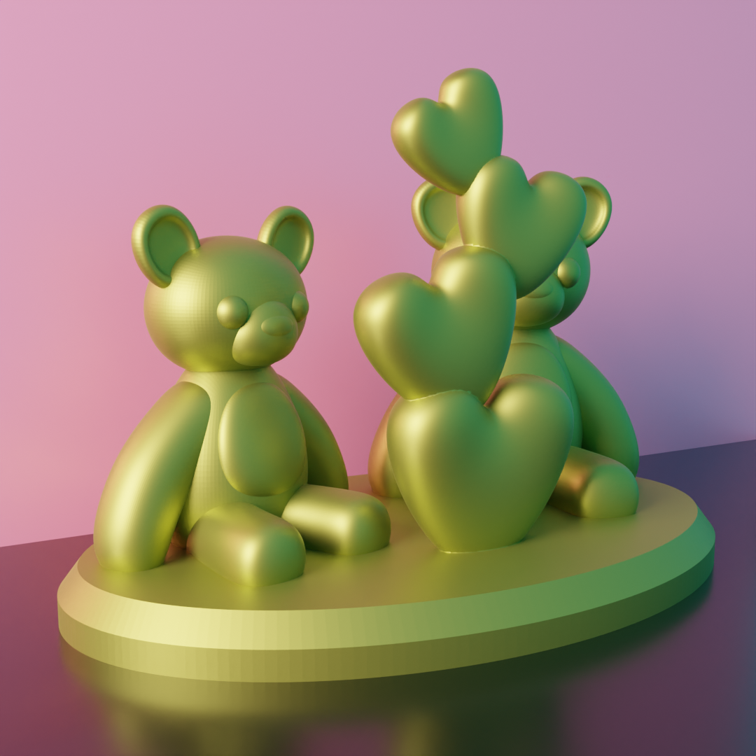 love teddy bears | Descărcare modele 3D | Creality Cloud