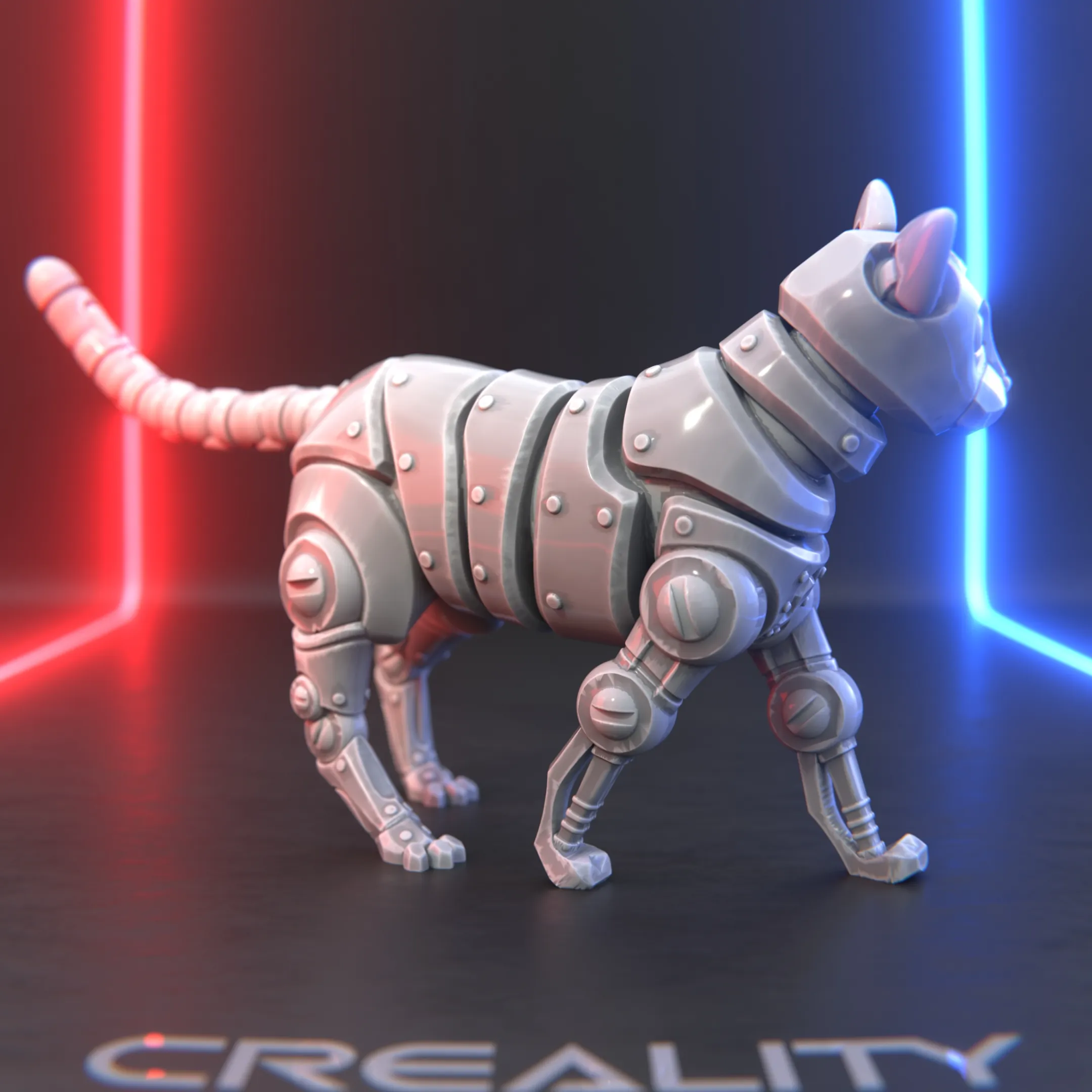 Archivos de impresora 3D | Archivo 3MF | "Mechanical Cat – Steampunk ...