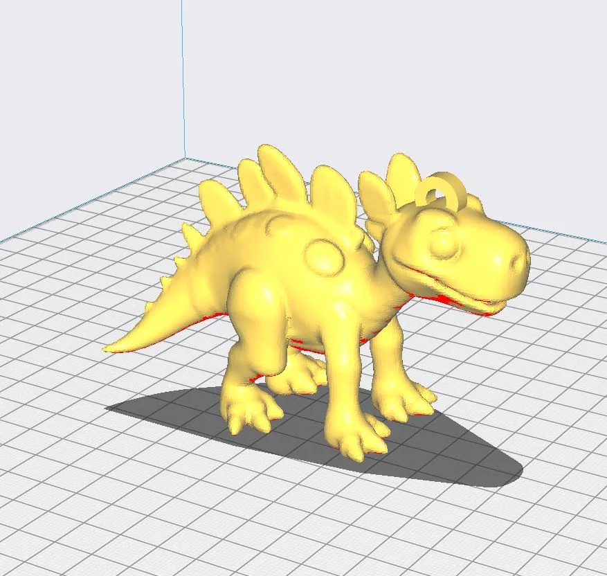 3D Printer Files | 3MF File | Cute dinosaur Keychain | Creality Cloud