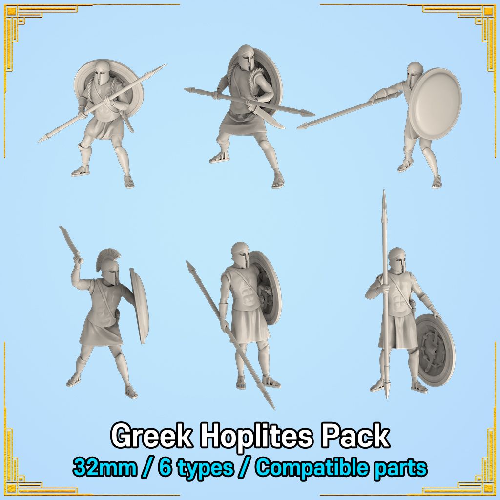 Greek Hoplites Pack | 3D models download | Creality Cloud