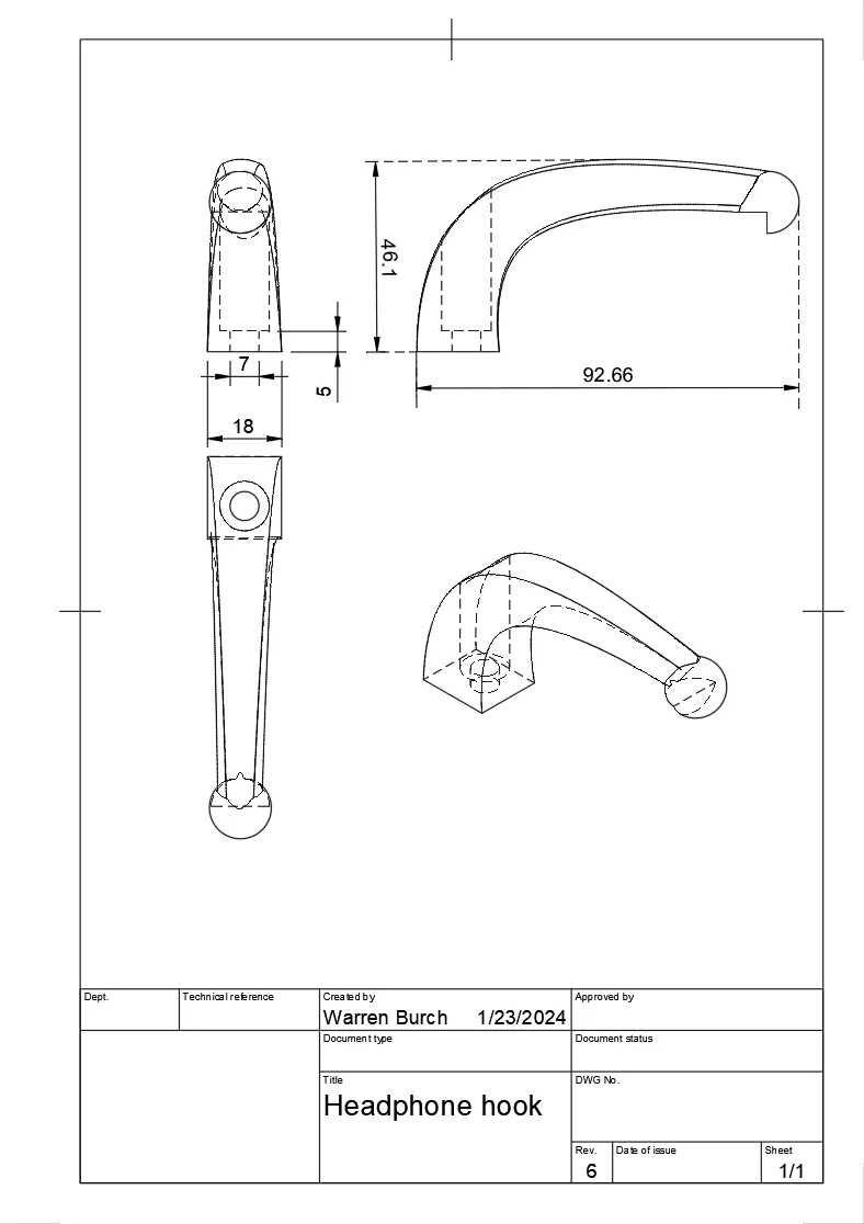 3D Printer Files | 3MF File | Cirrus Sr20 / Sr 22 Headset Holder ...