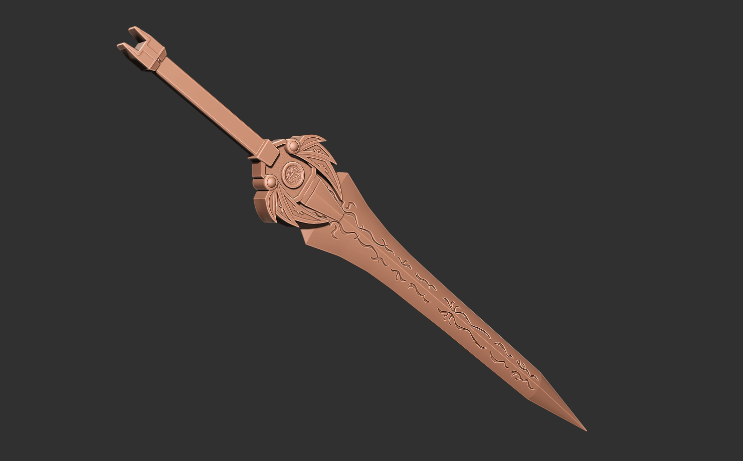 MMPR Legacy Red Ranger Sword 3D print model | 3D models download ...