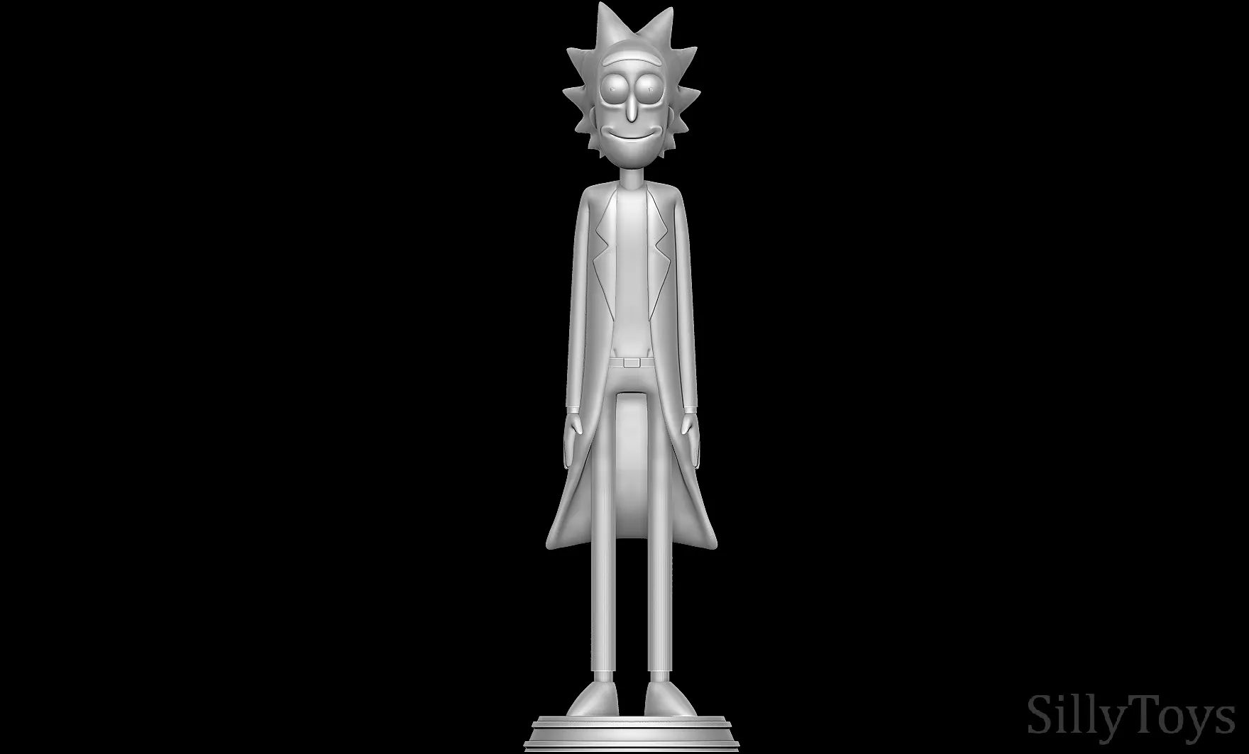 Characters Creatures Stl Download Rick Sanchez Rick And Mortyby