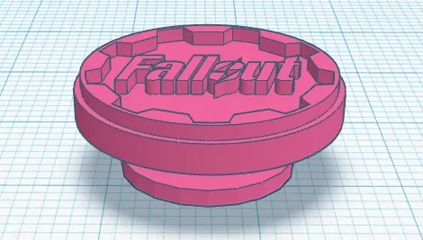 Board Games & Card Games STL Download - Fallout Token croc charmby Mr_Ham