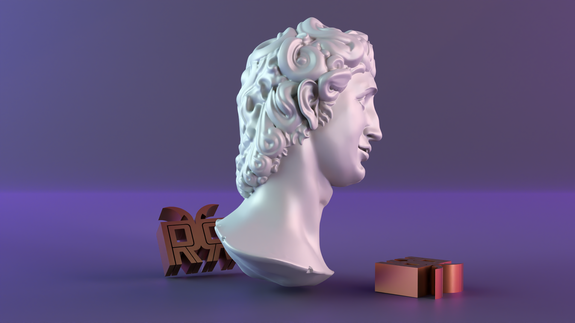 HEAD OF DAVID | 3D models download | Creality Cloud