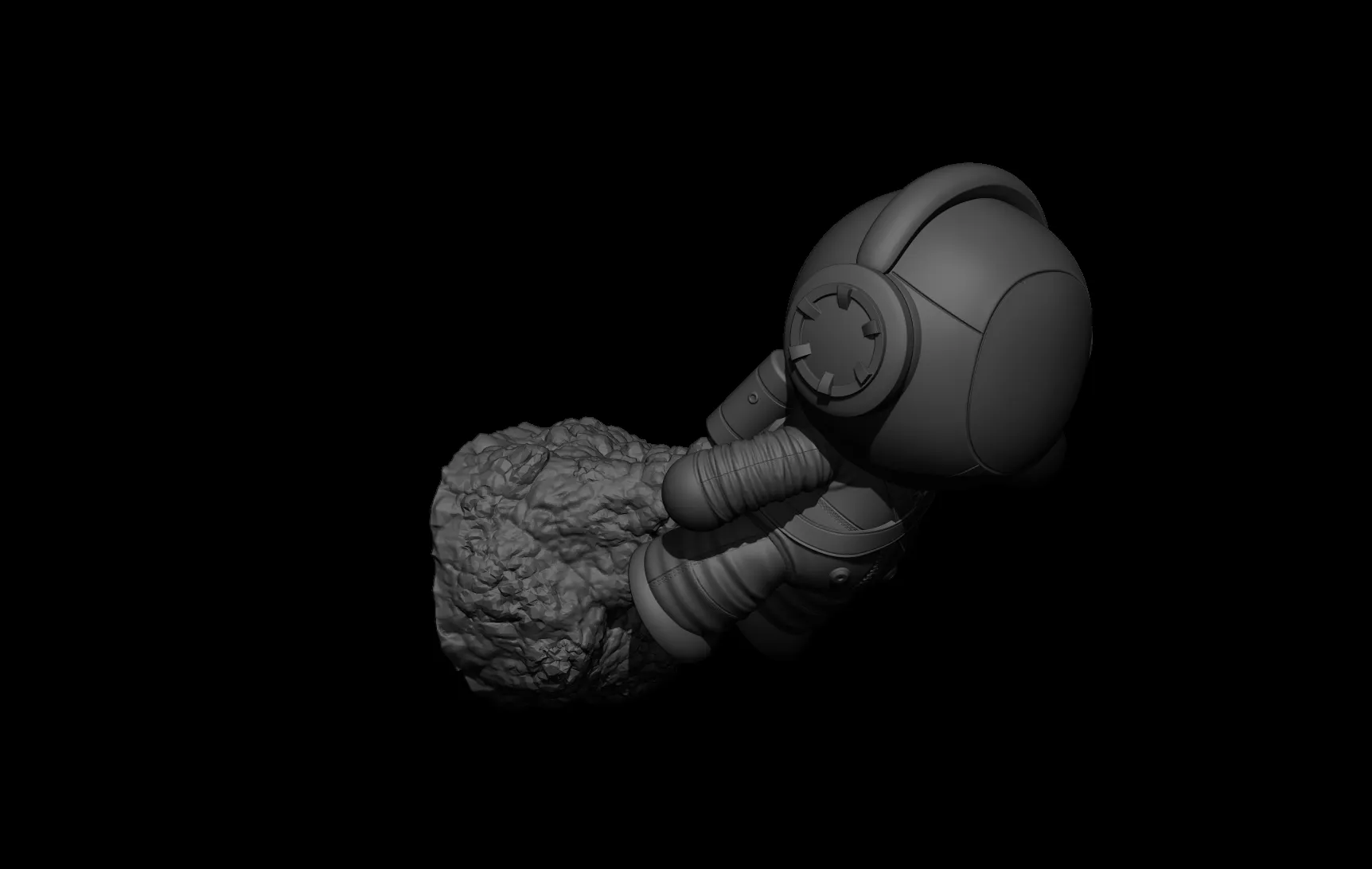 Astronaut_fly on wall | 3D models download | Creality Cloud