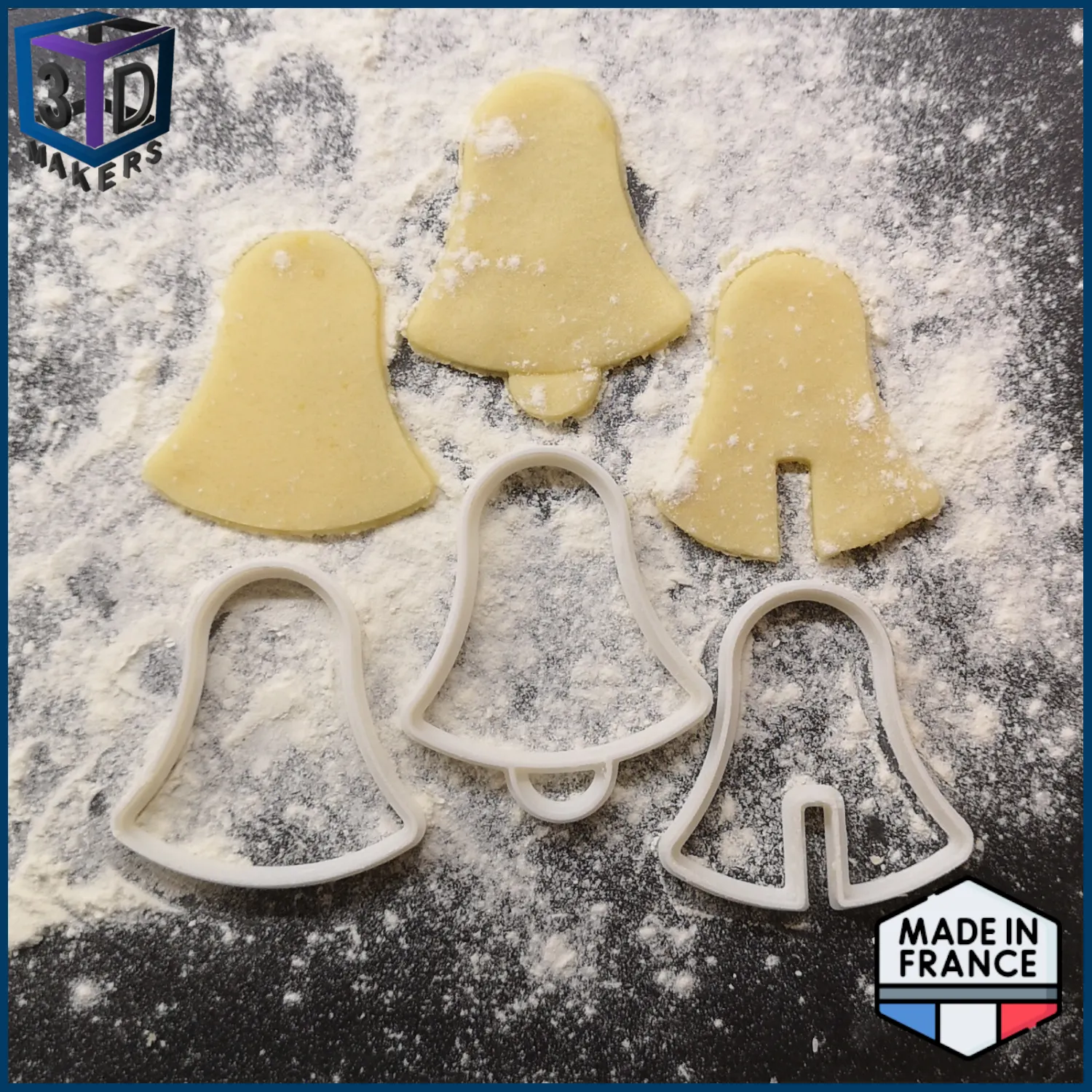 Home Decorations & Ornaments STL Download - Christmas Bell Cookie ...