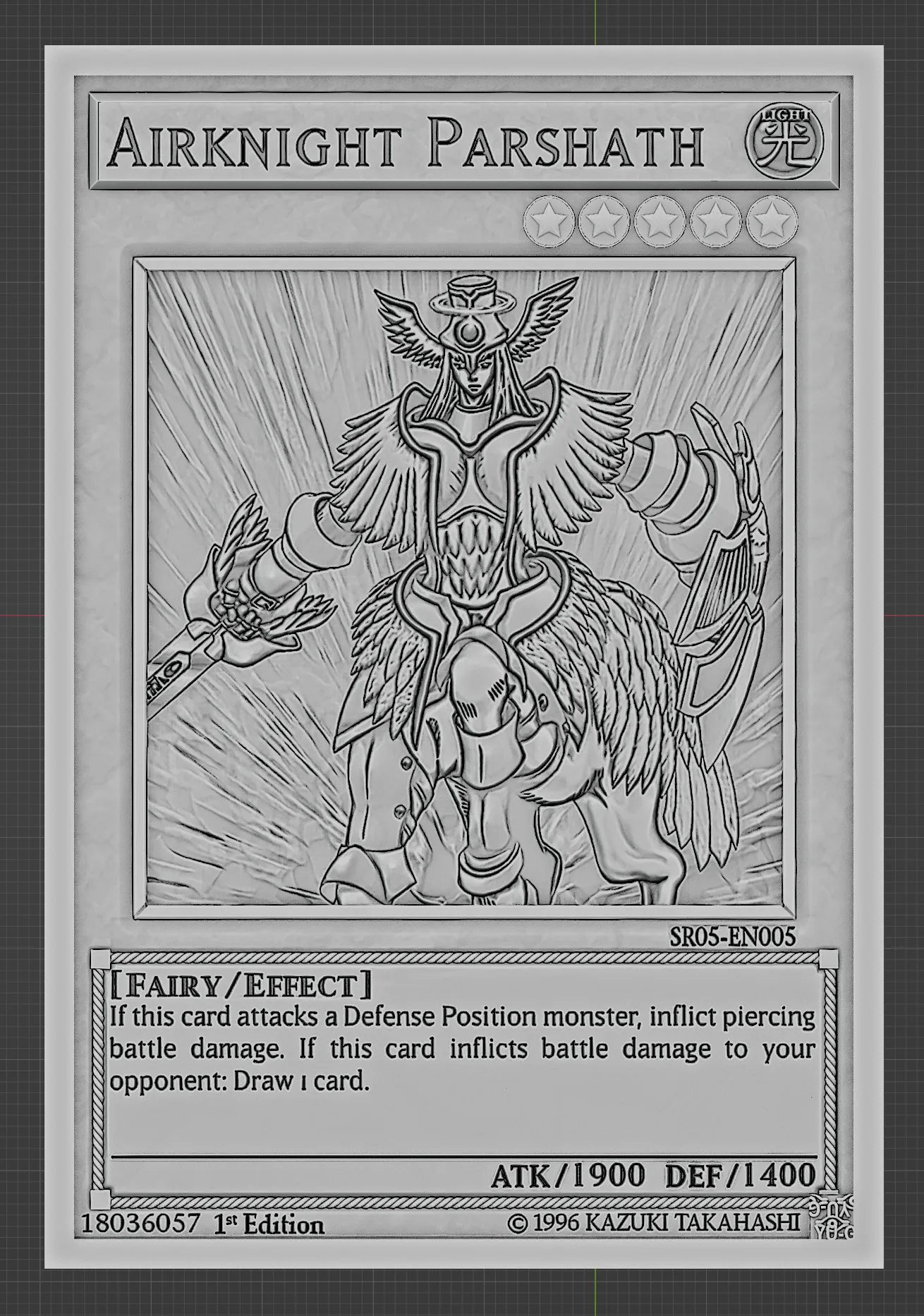Other STL Download - AIRKNIGHT PARSHATH - YU-GI-OH!by Wsonuchiha3D
