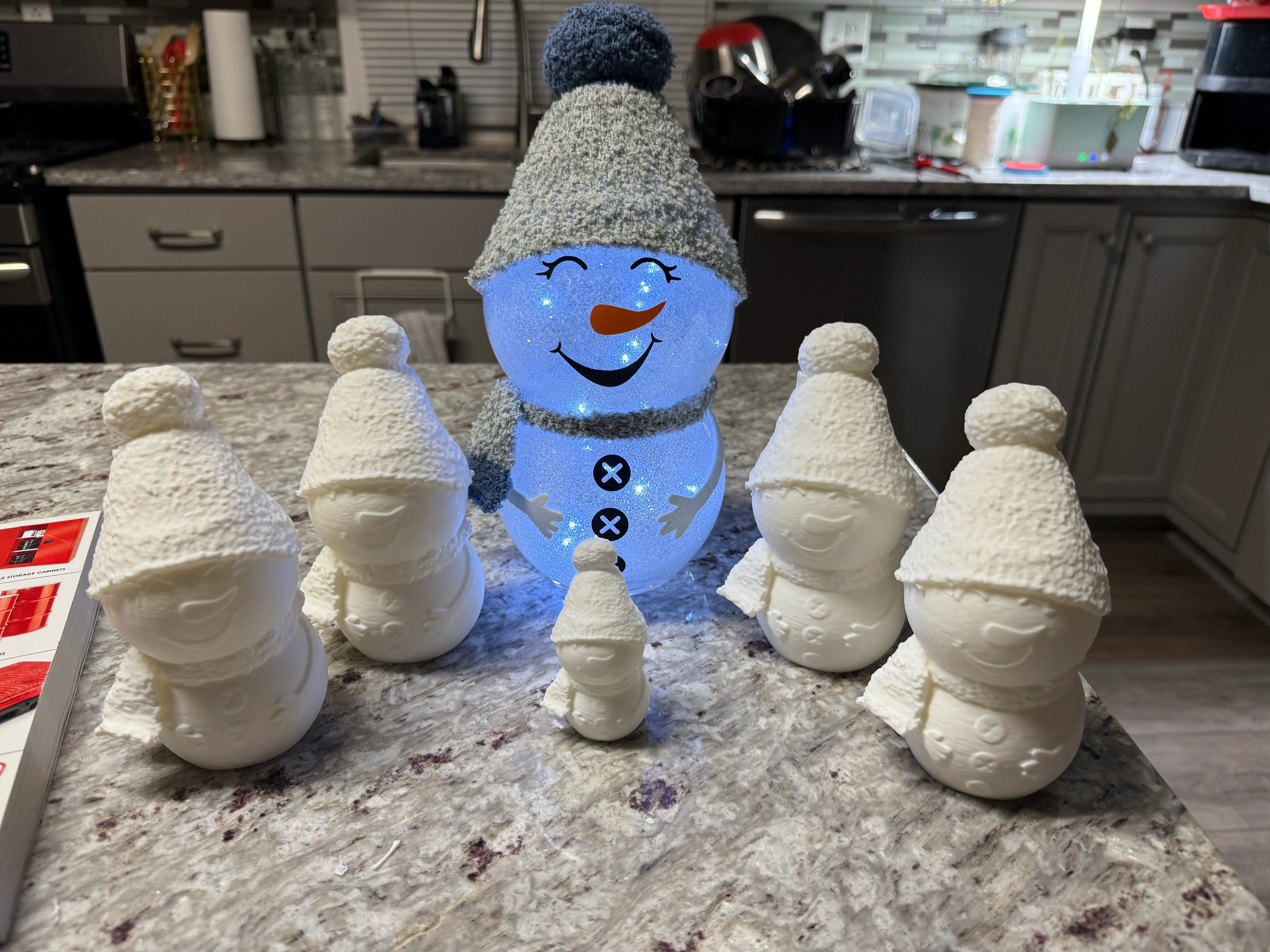 3D Printer Files | 3MF File | Cute Handcrafted Snowman | Creality Cloud