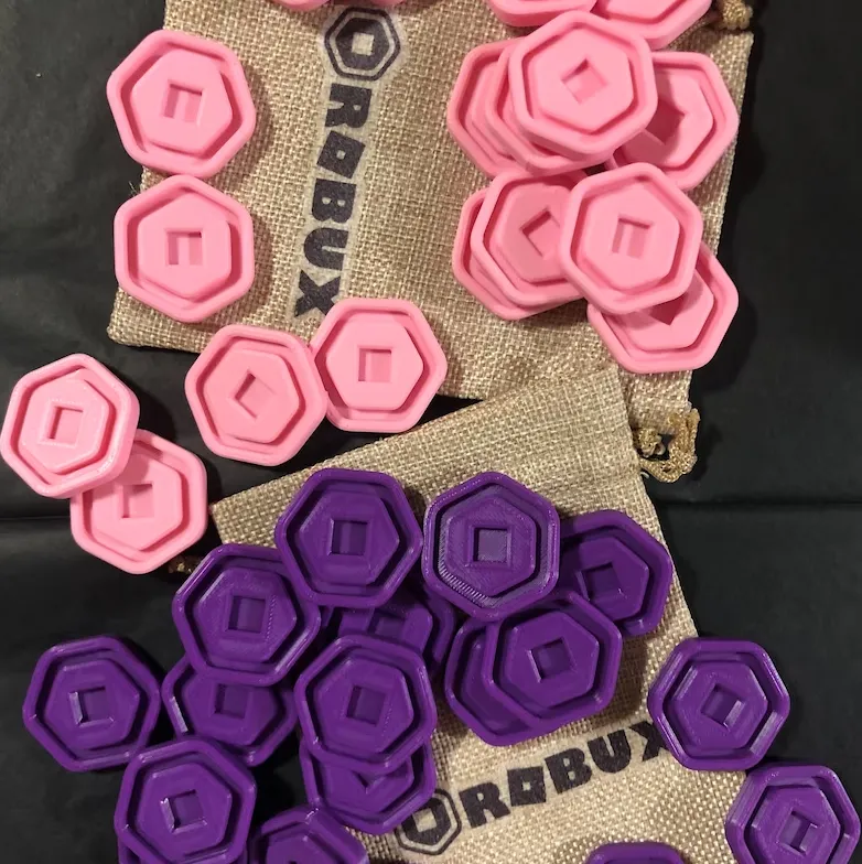 Board Games & Card Games STL Download - ROBLOX ROBUX COIN GAMEby JessArt