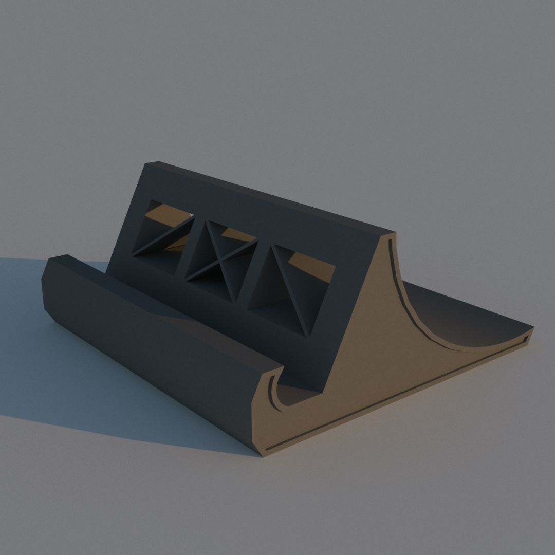 Simple Desktop Phone Stand | 3D models download | Creality Cloud