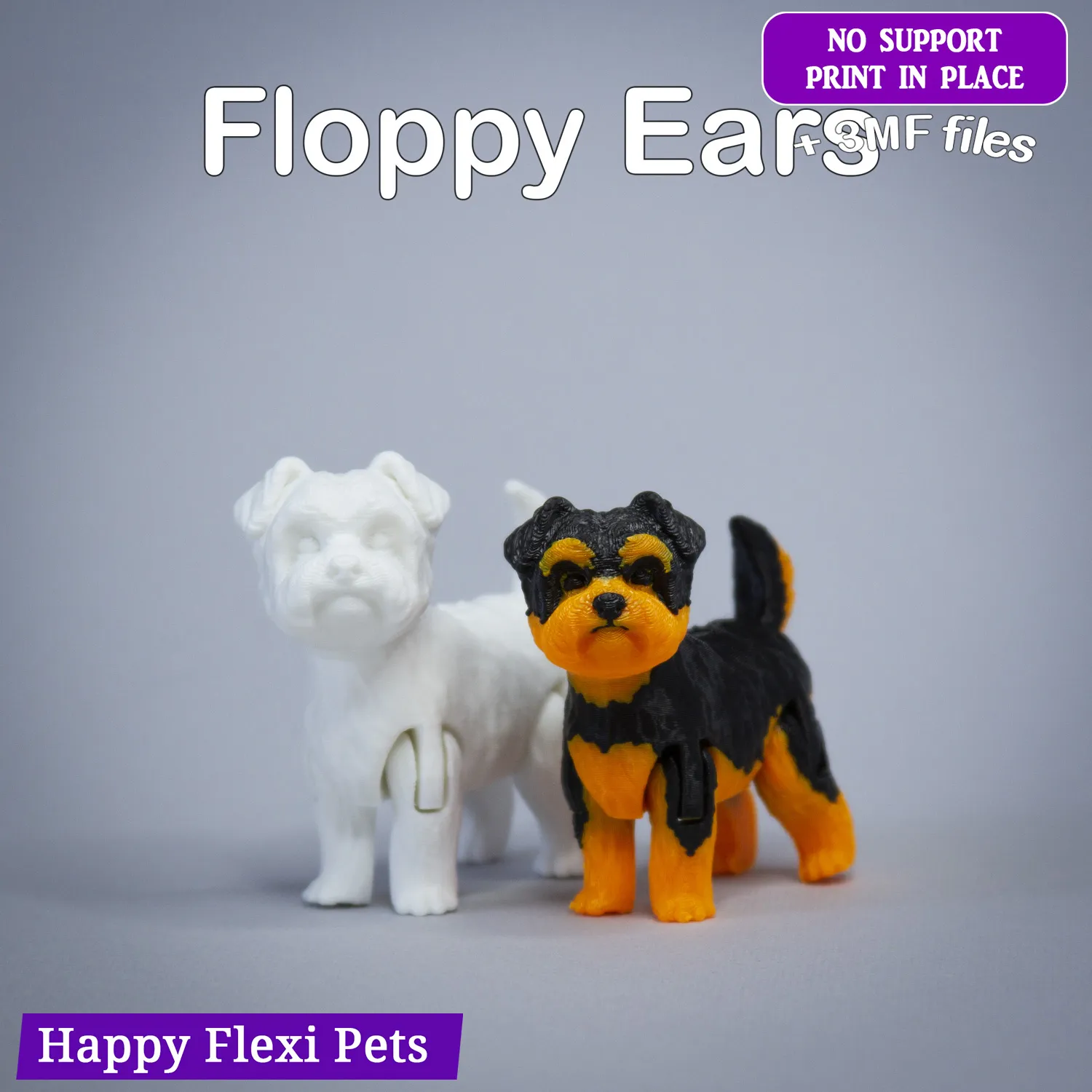 Other STL Download - Realistic dog Yorkshire terrier flexi toyby Happy ...