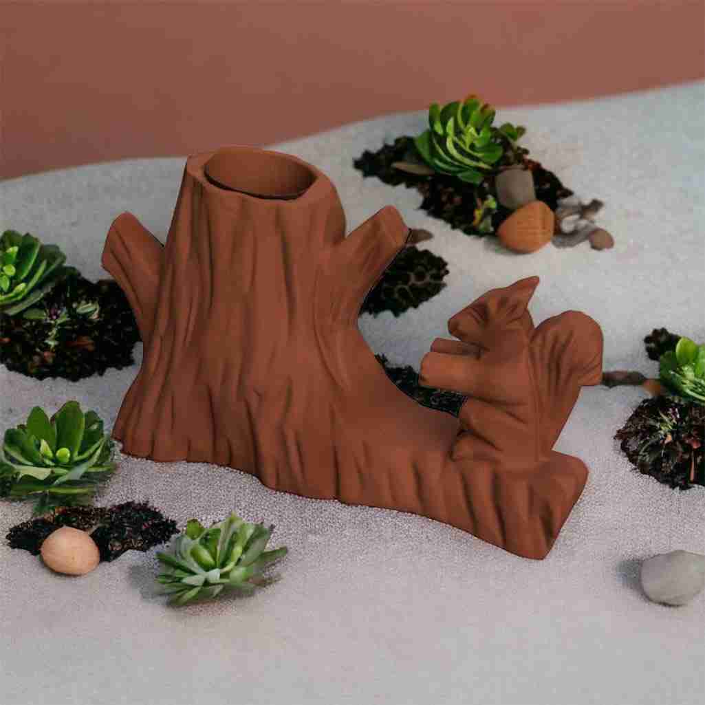 Wooden squirrel pen holder | 3D models download | Creality Cloud