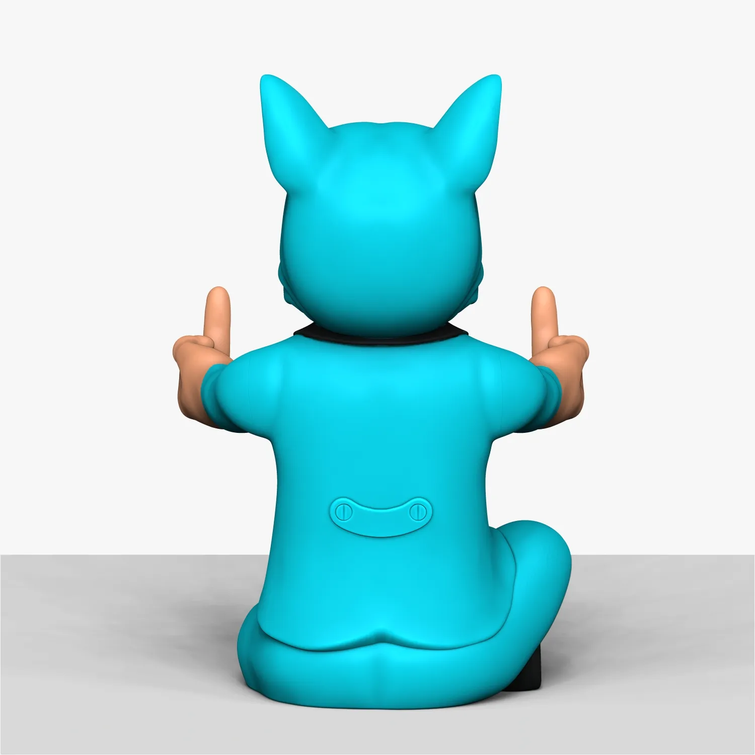 Characters & Creatures STL Download - Middle Finger BullDogby ArtistVN