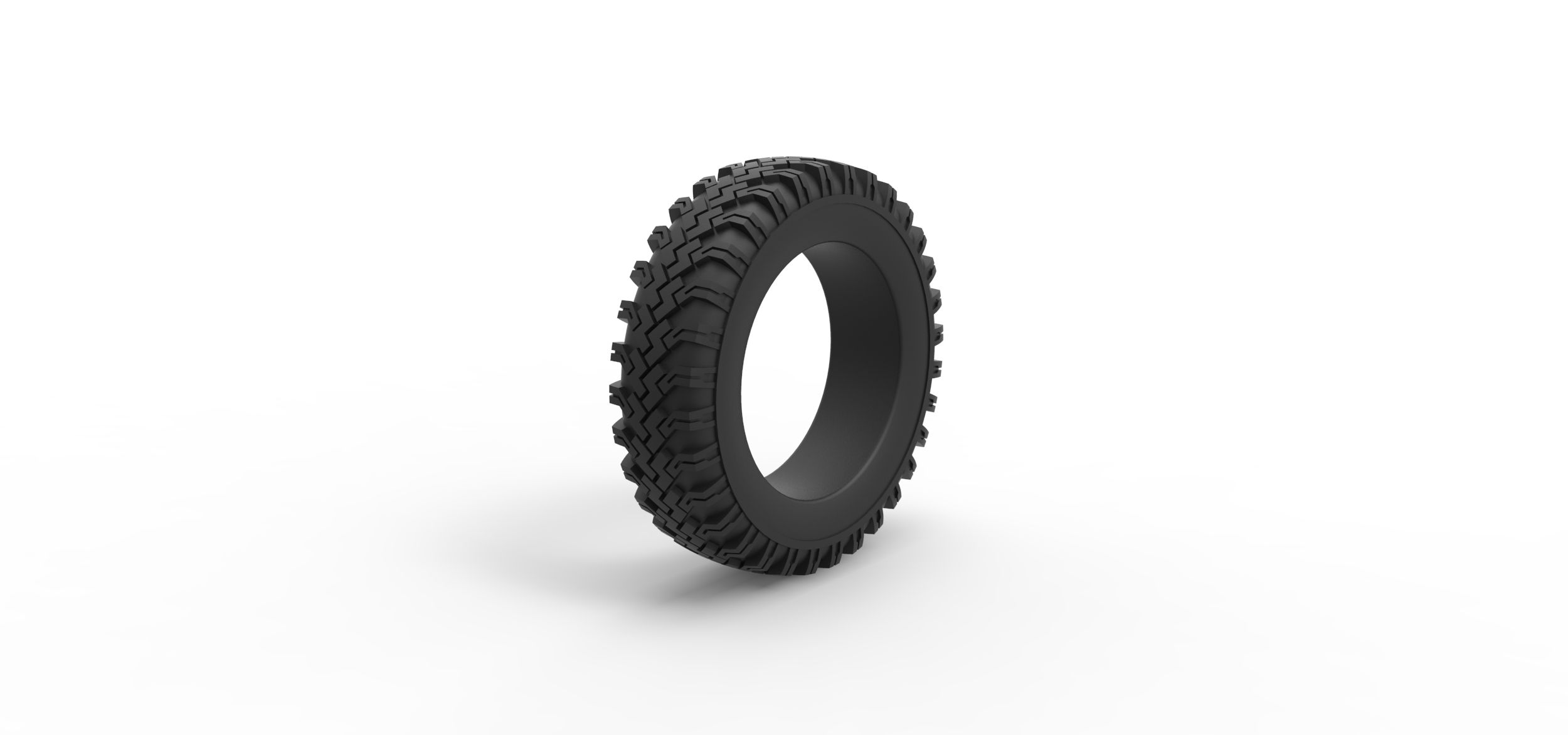 Military tire 11 Scale 1:25 | 3D models download | Creality Cloud