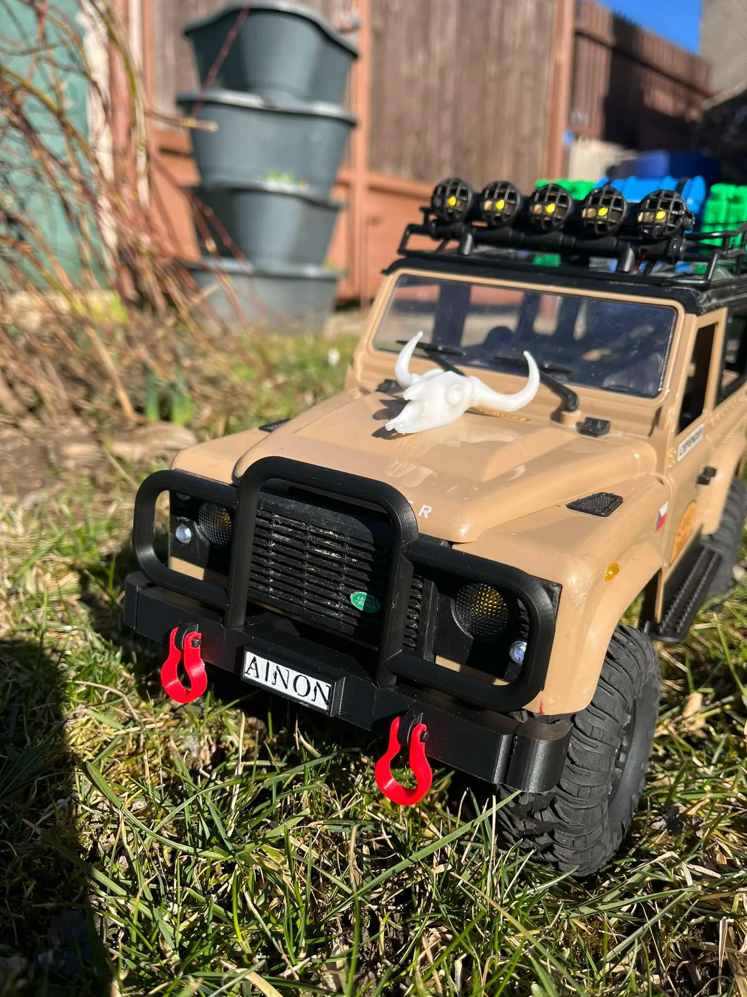 3D Printer Files | 3MF File | RC car RMT Land Rover T98 front bumper ...
