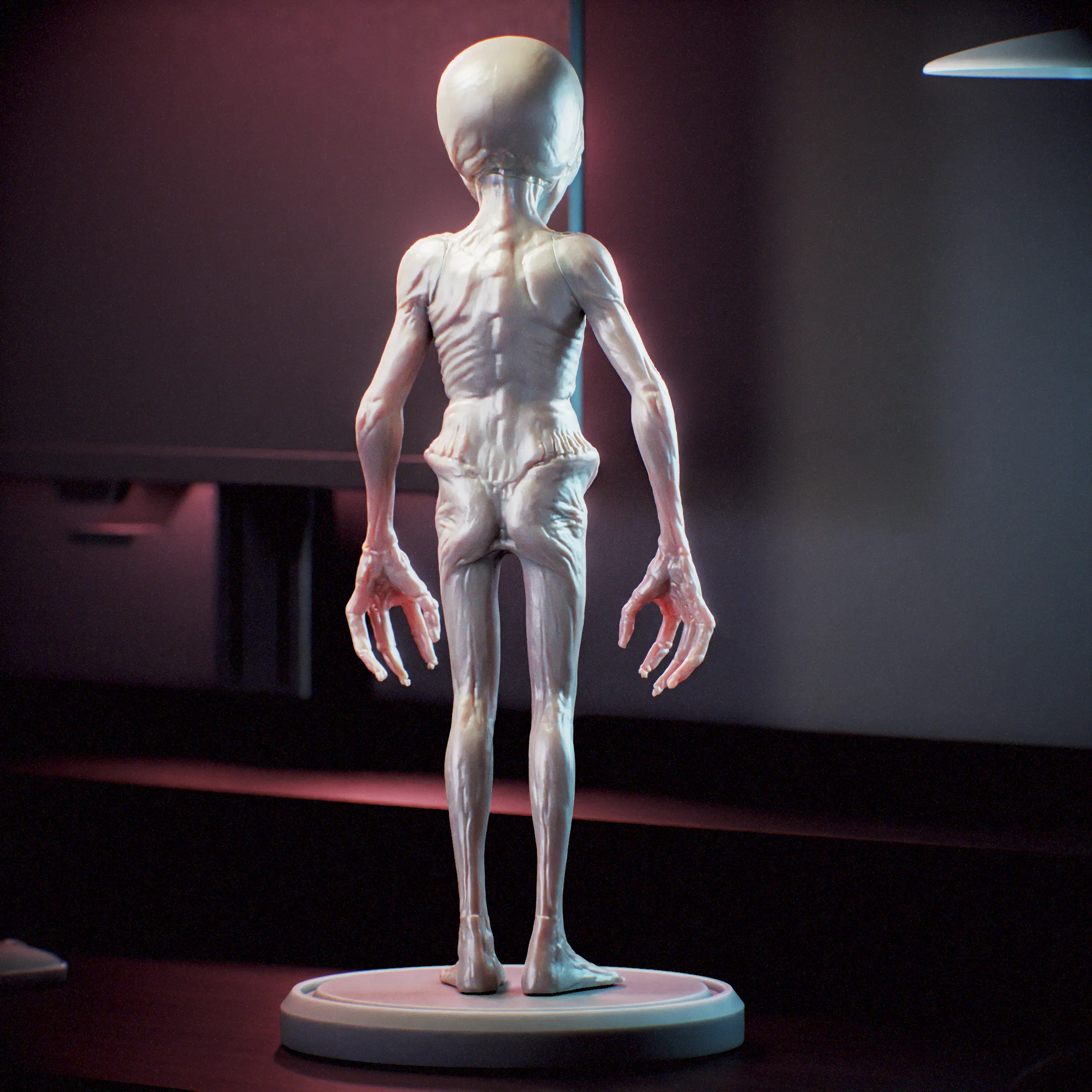 Characters & Creatures STL Download - Ufo enemy unknow - Sectoid Alien ...