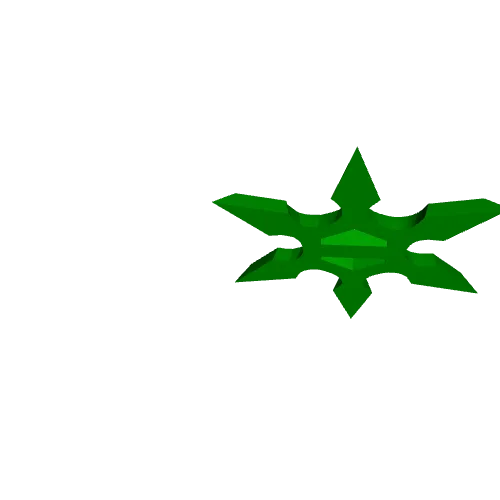 Free Characters & Creatures STL Download - death ninja star the thick ...
