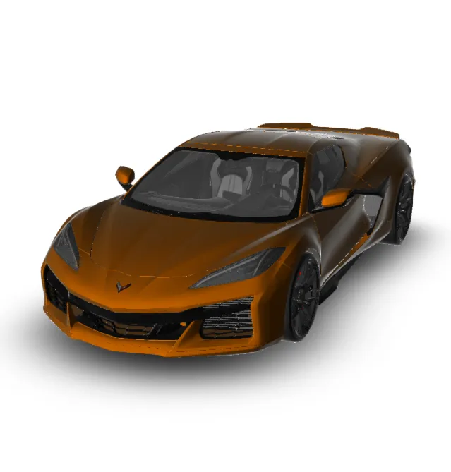 Vehicles & Machinery STL Download - Chevrolet Corvette Z06 2023by ...