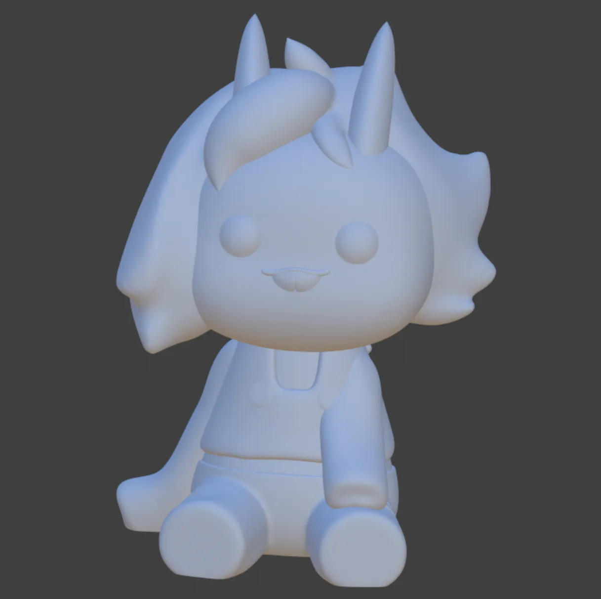 Characters & Creatures STL Download - MILLIE CHIBI / HELLUVA BOSSby SukendoArt3D