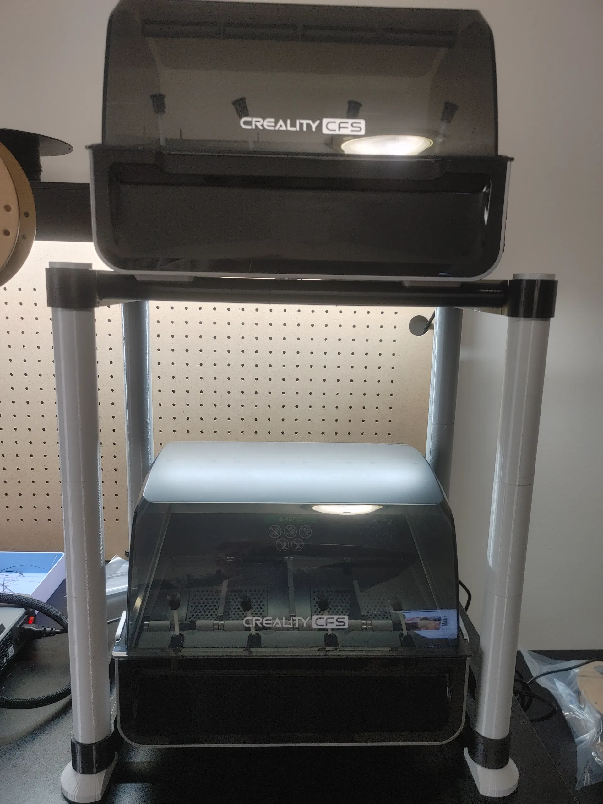 So, it took a bit to figure out which pieces went to the AMS system and ...