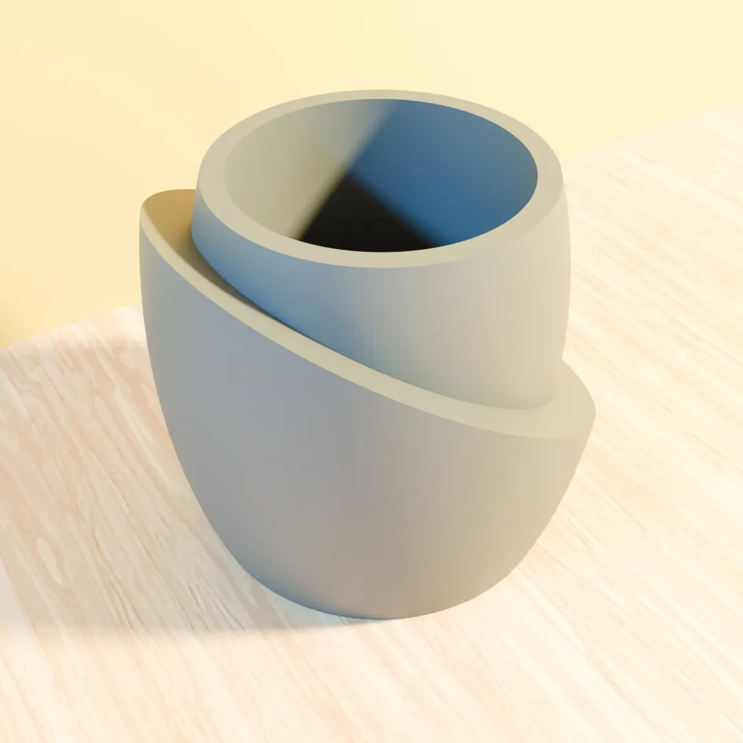 abstract slice planter pot | 3D-Modelle herunterladen | Creality Cloud