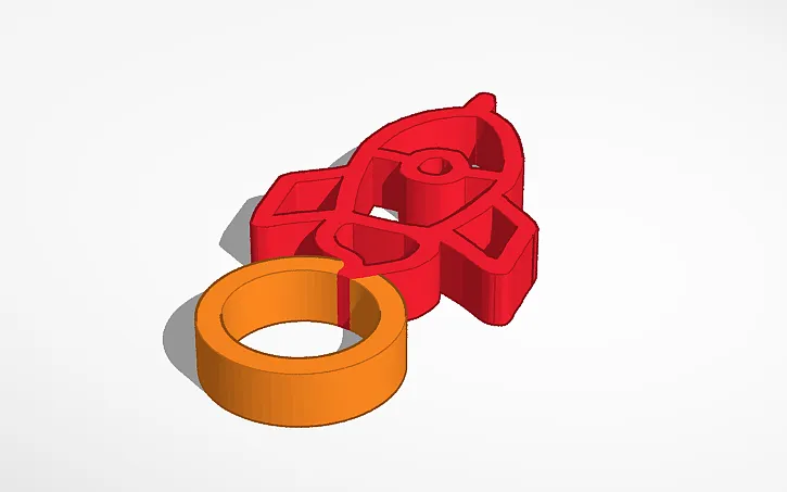 Бесплатная Jewelry & Accessories STL загрузка - брелок-ракета - 3D-ATAY