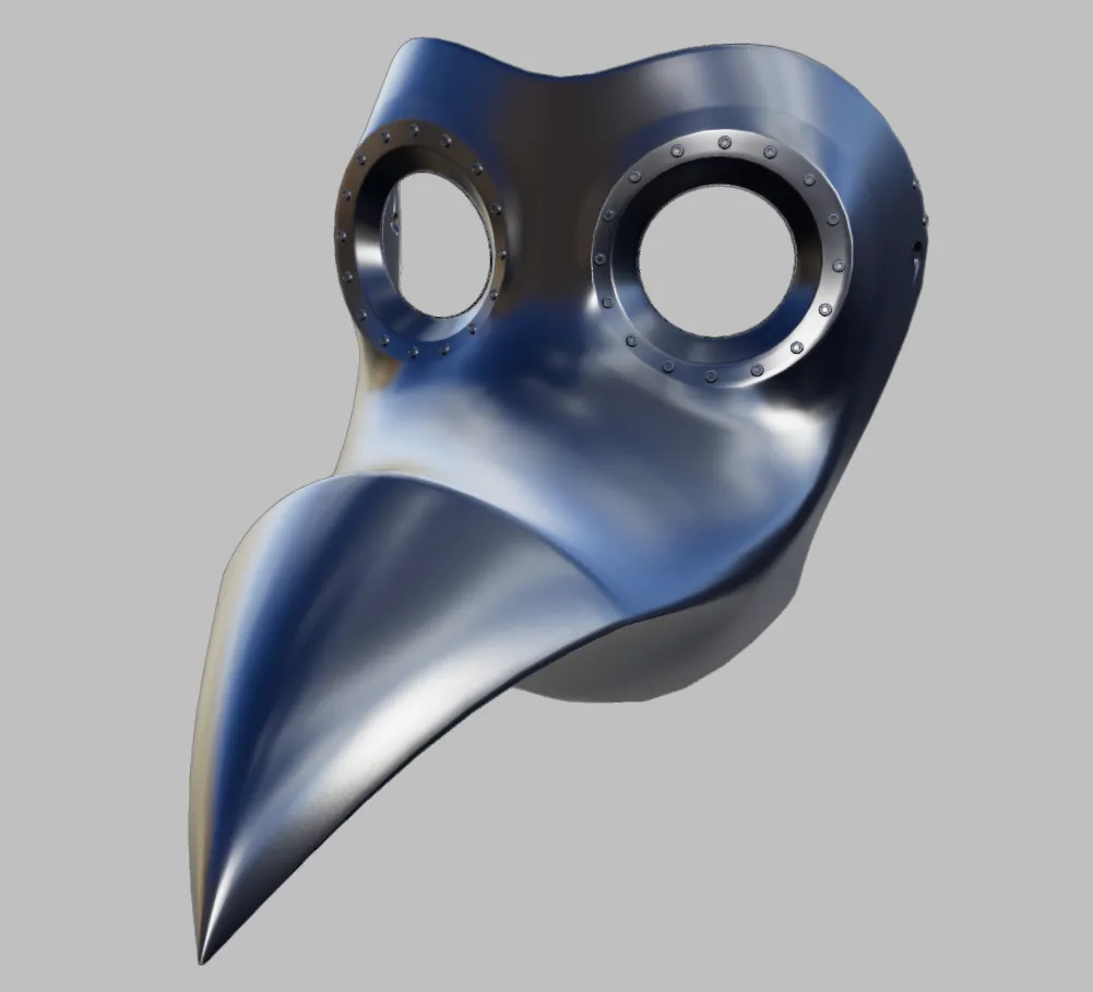 Cosplay STL Download - Wearable Plague Doc Maskby Edna Lab