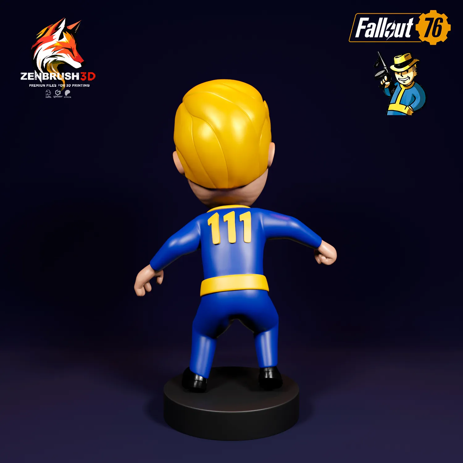Characters & Creatures STL Download - BOBBLEHEAD PACK 3 - FALLOUT 3D ...