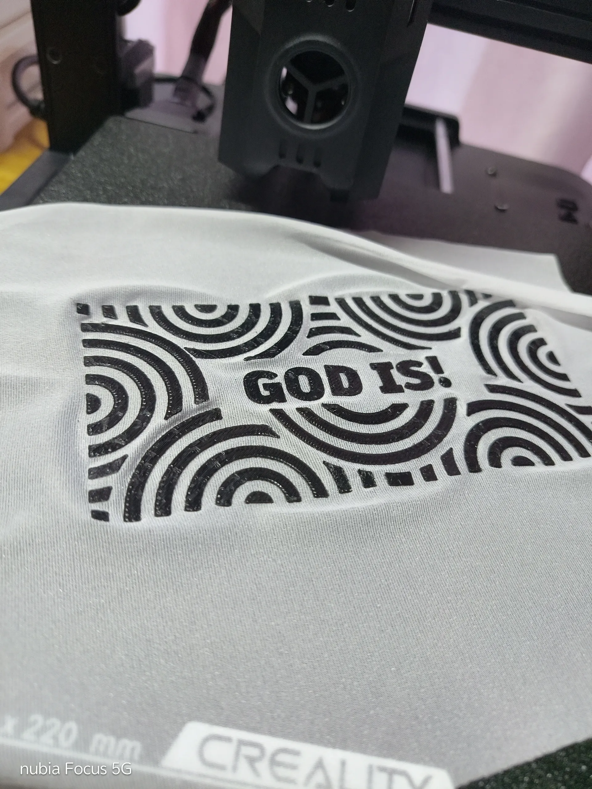 3D Printer Files | 3MF File | GOD is Fabric Print | Creality Cloud