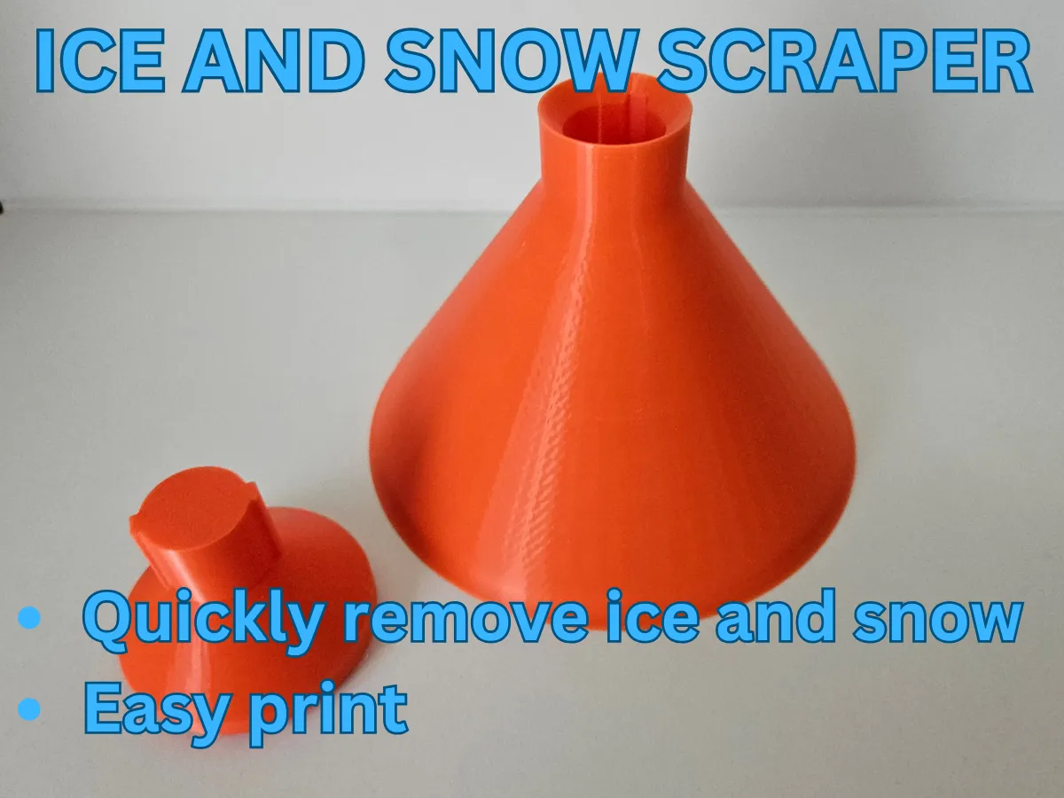 3D Printer Files | 3MF File | SNOW AND ICE SCRAPER | Creality Cloud
