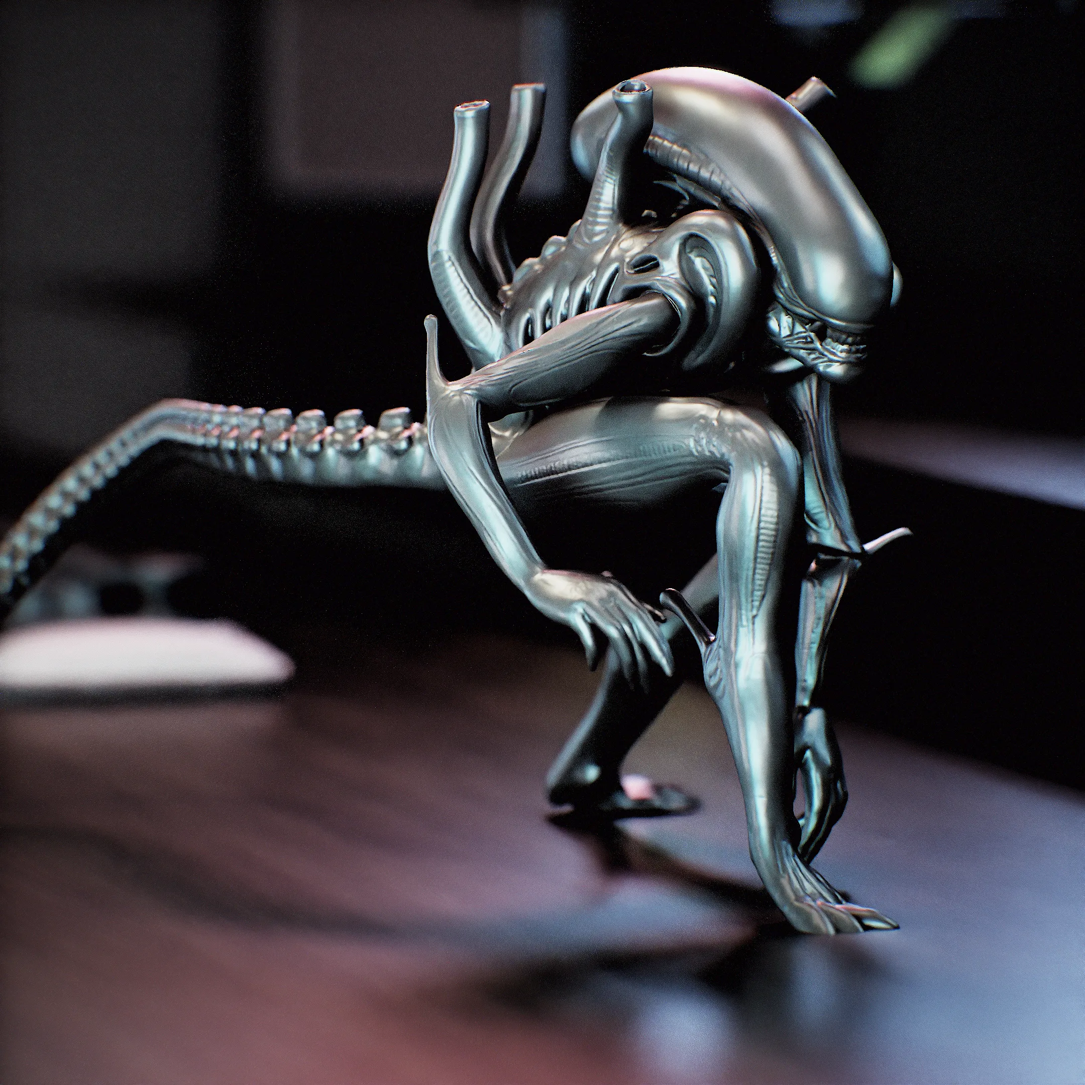 Characters & Creatures STL Download - Alien Xenomorph Separated by ...