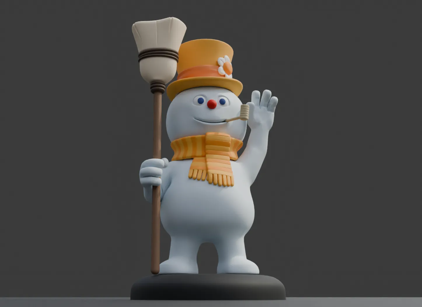 Characters & Creatures STL Download - Frosty The Snowmanby 3dmpro