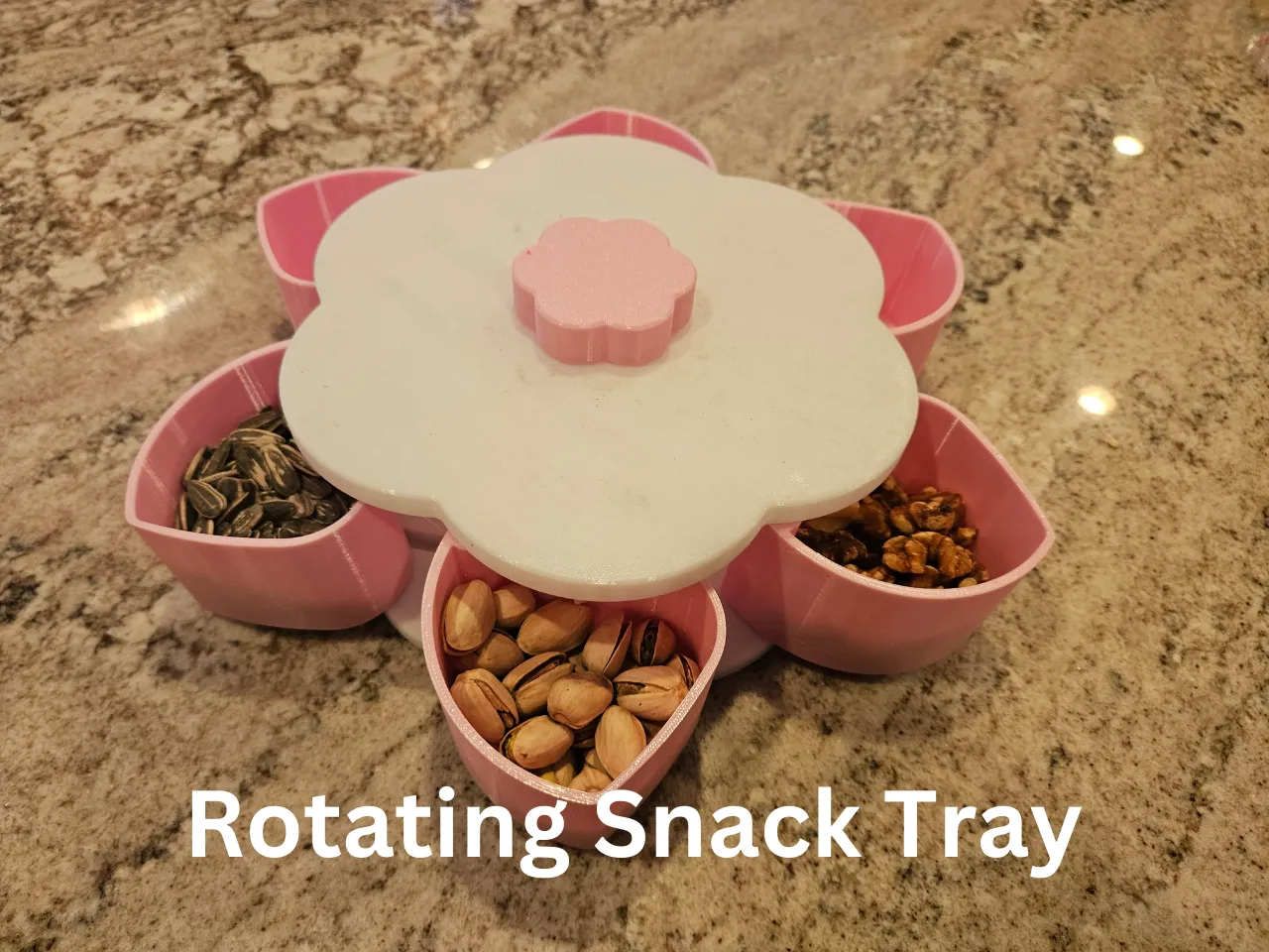 3D Printer Files | 3MF File | ROTATING SNACK TRAY | Creality Cloud