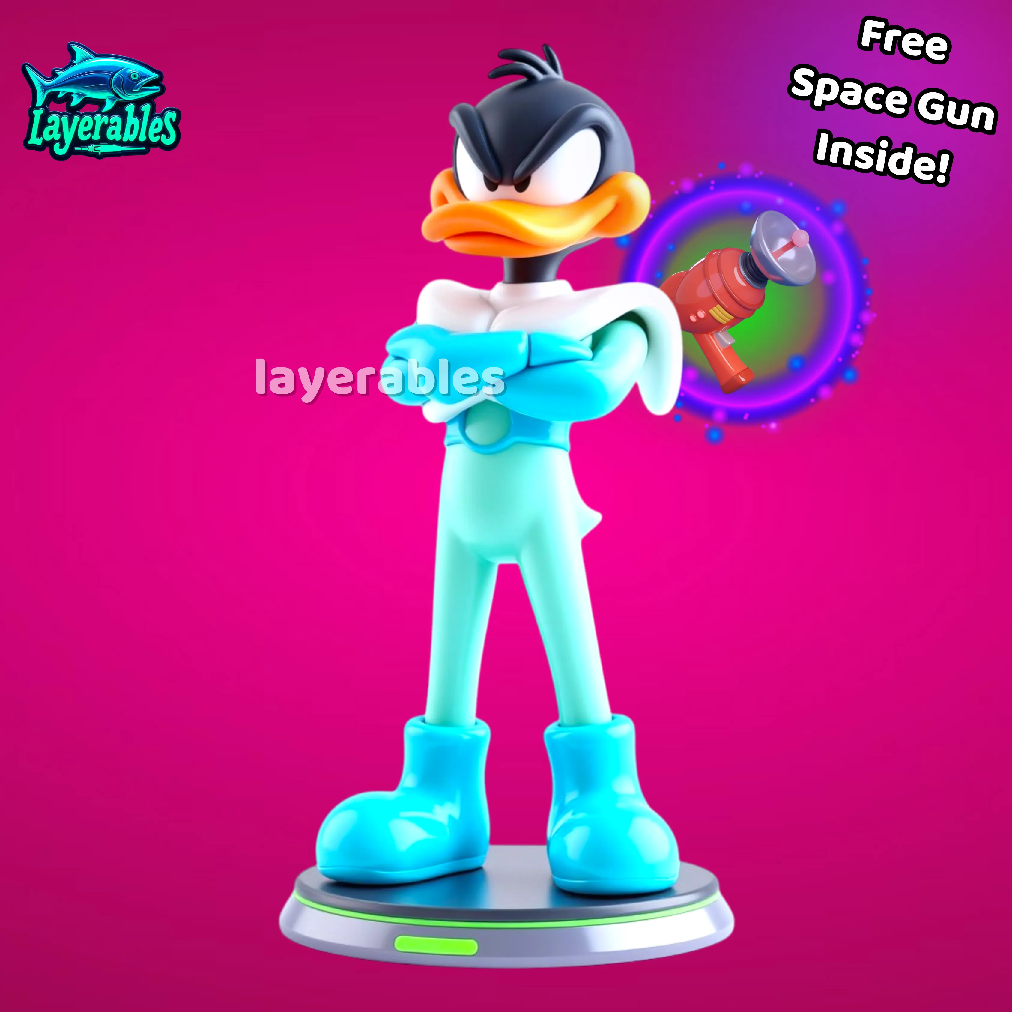 3D Printer Files | 3MF File | Duck Dodgers 3D Printer Model - STL File ...