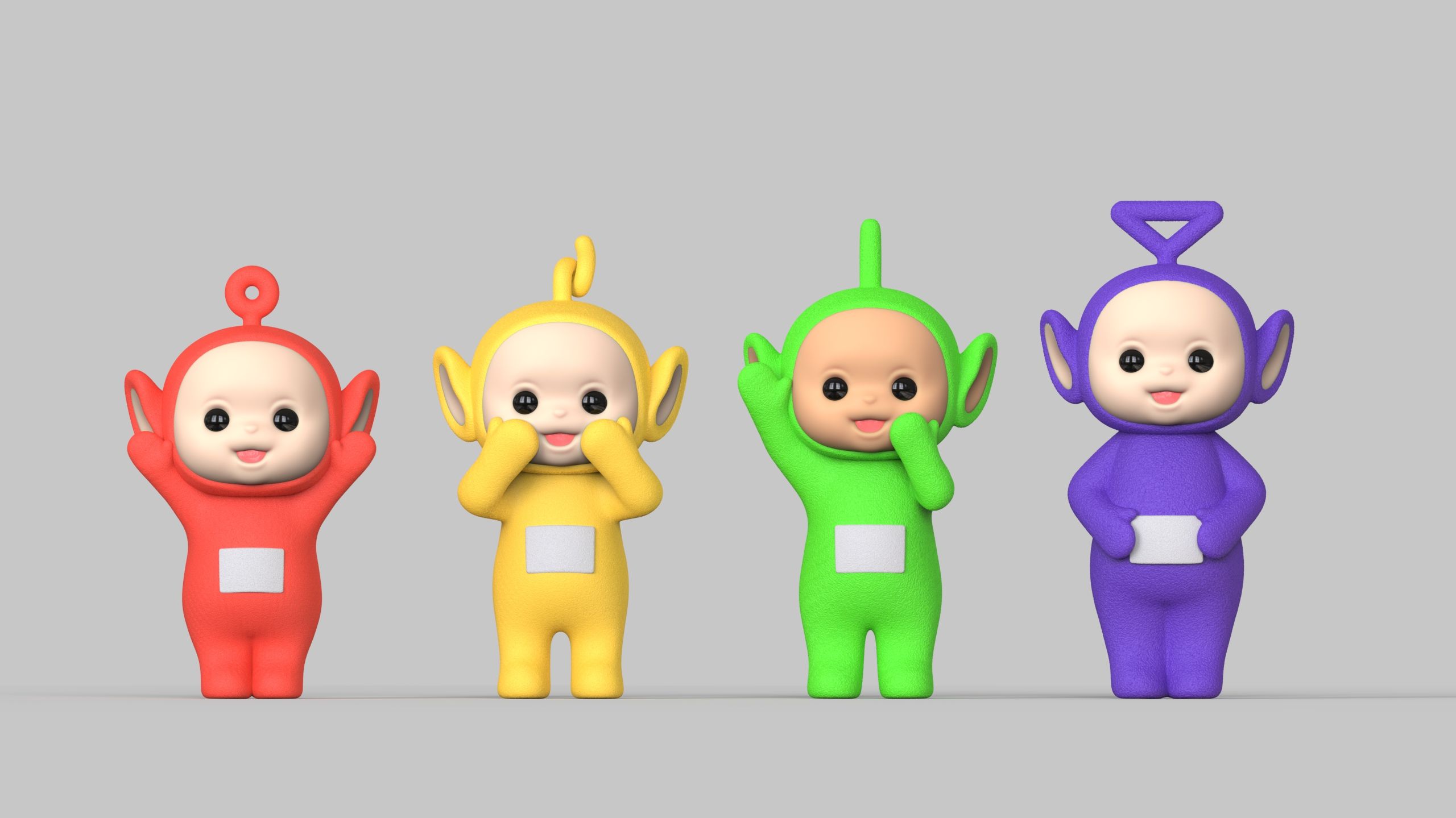 Teletubbies | 3D models download | Creality Cloud