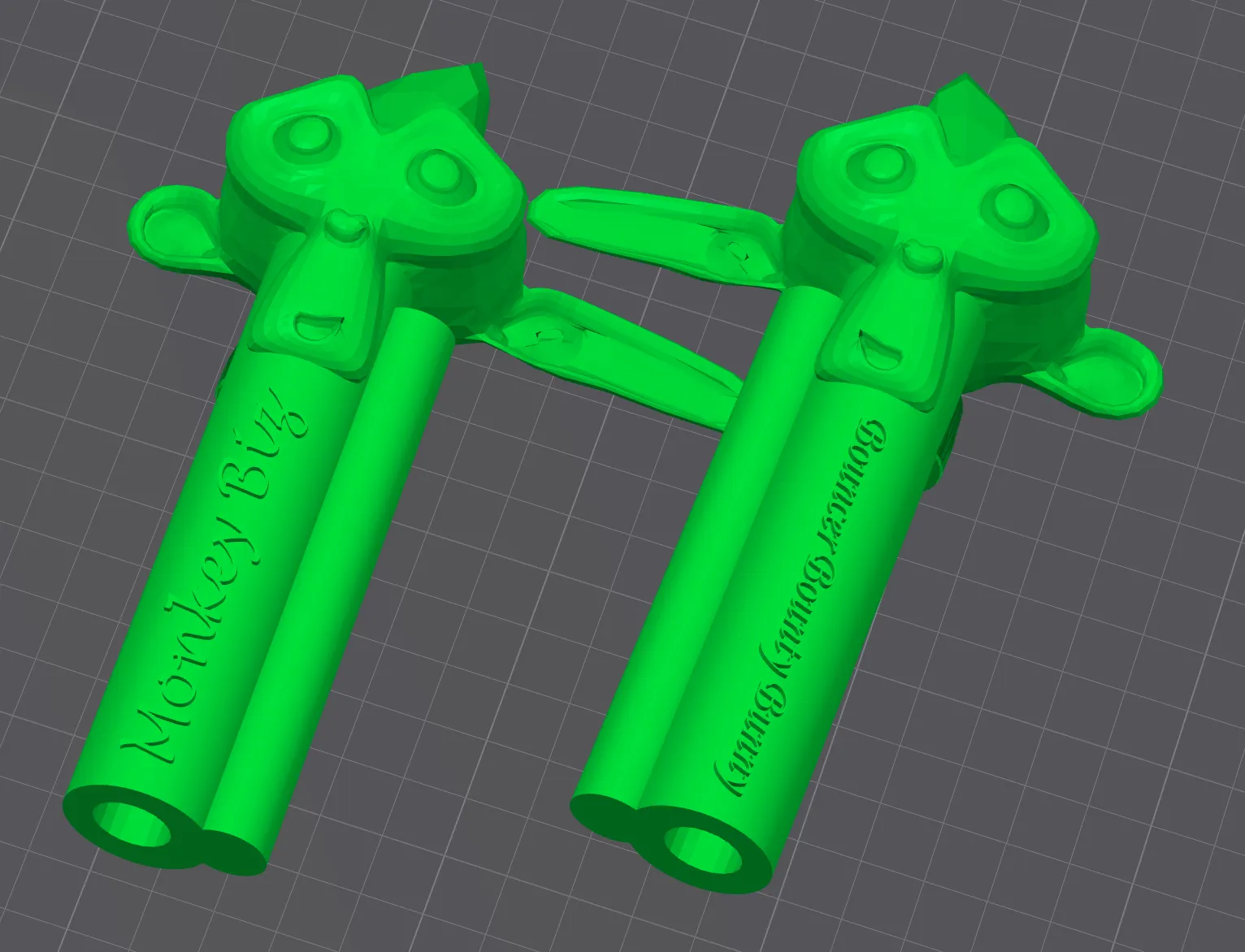 Game Props STL Download - Monkey Business Guns Full Sizeby Marco Waters