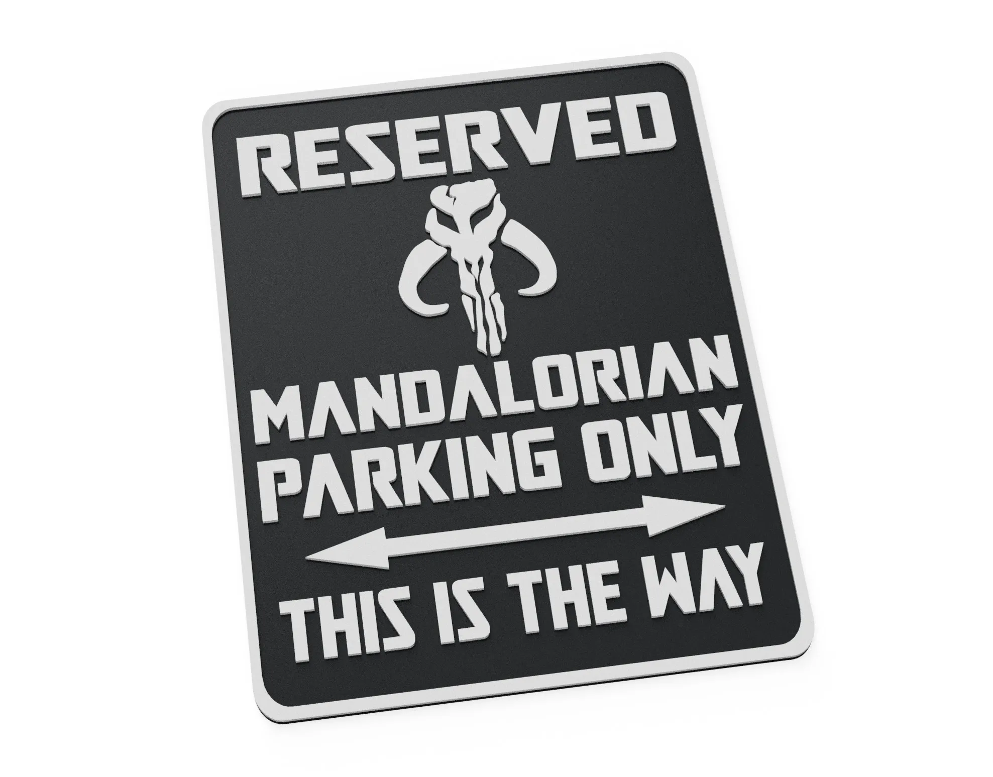 Other STL Download - Mandalorian Mando Star Wars Car Garage Parking ...