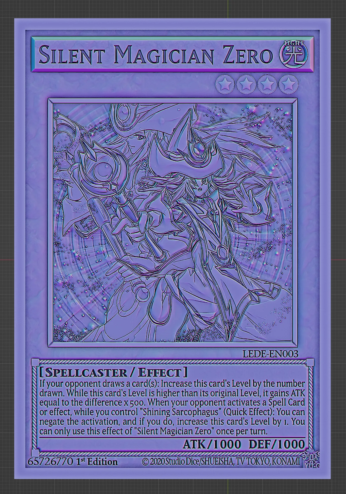 Other STL Download - SILENT MAGICIAN ZERO - YU-GI-OH!by Wsonuchiha3D